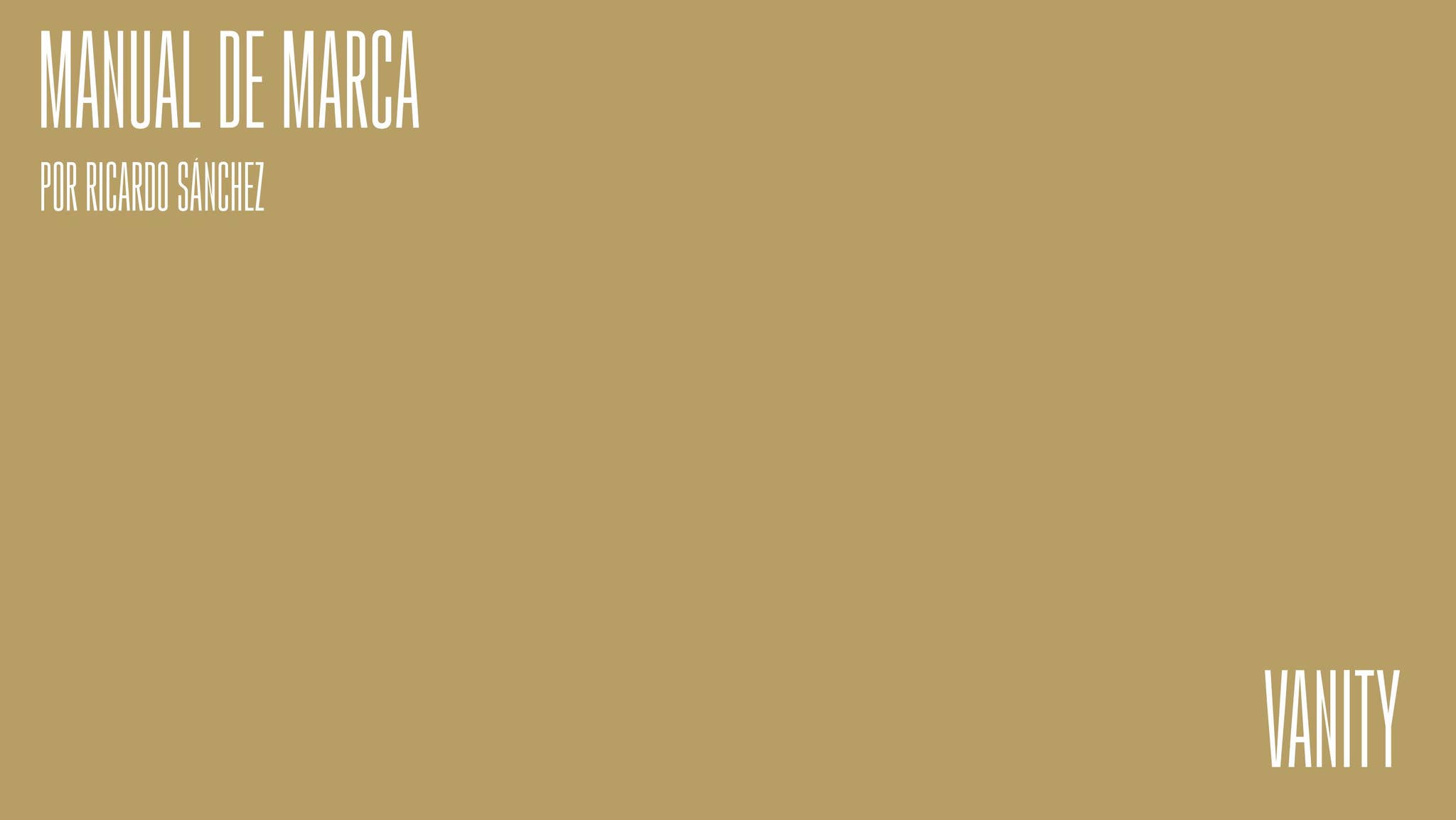 MANUAL DE MARCA VANITY by Odrack Vul - Issuu