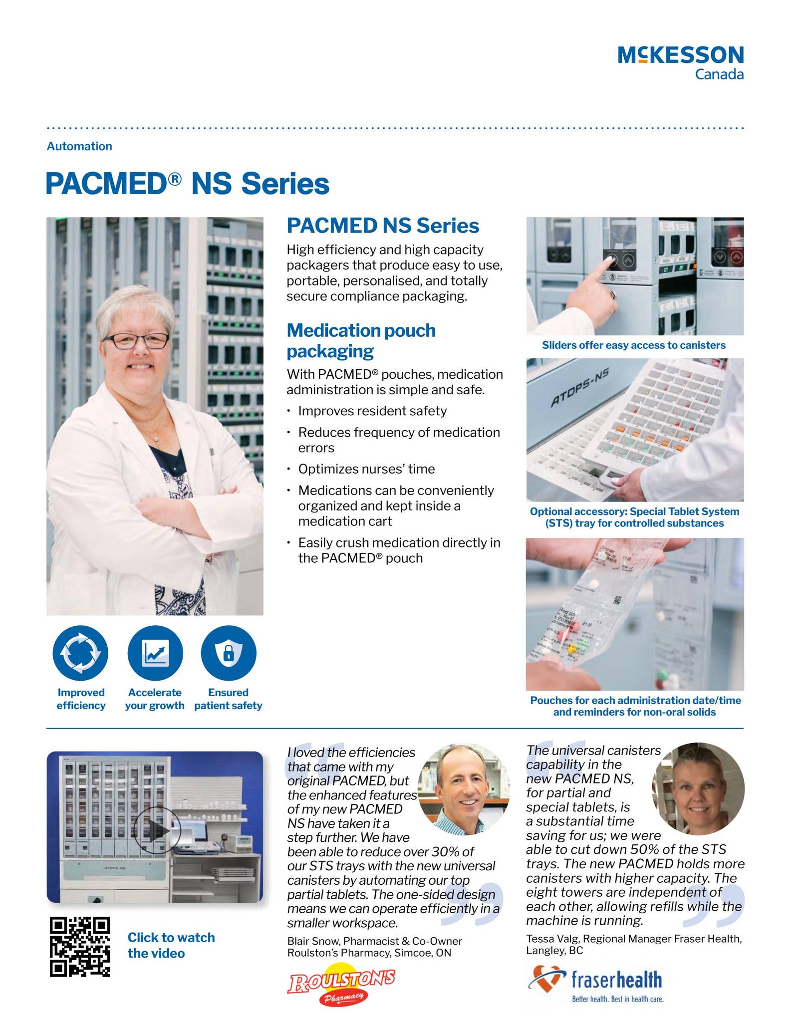 Strip Packaging Technology - PACMED NS by McKesson Technology Solutions ...