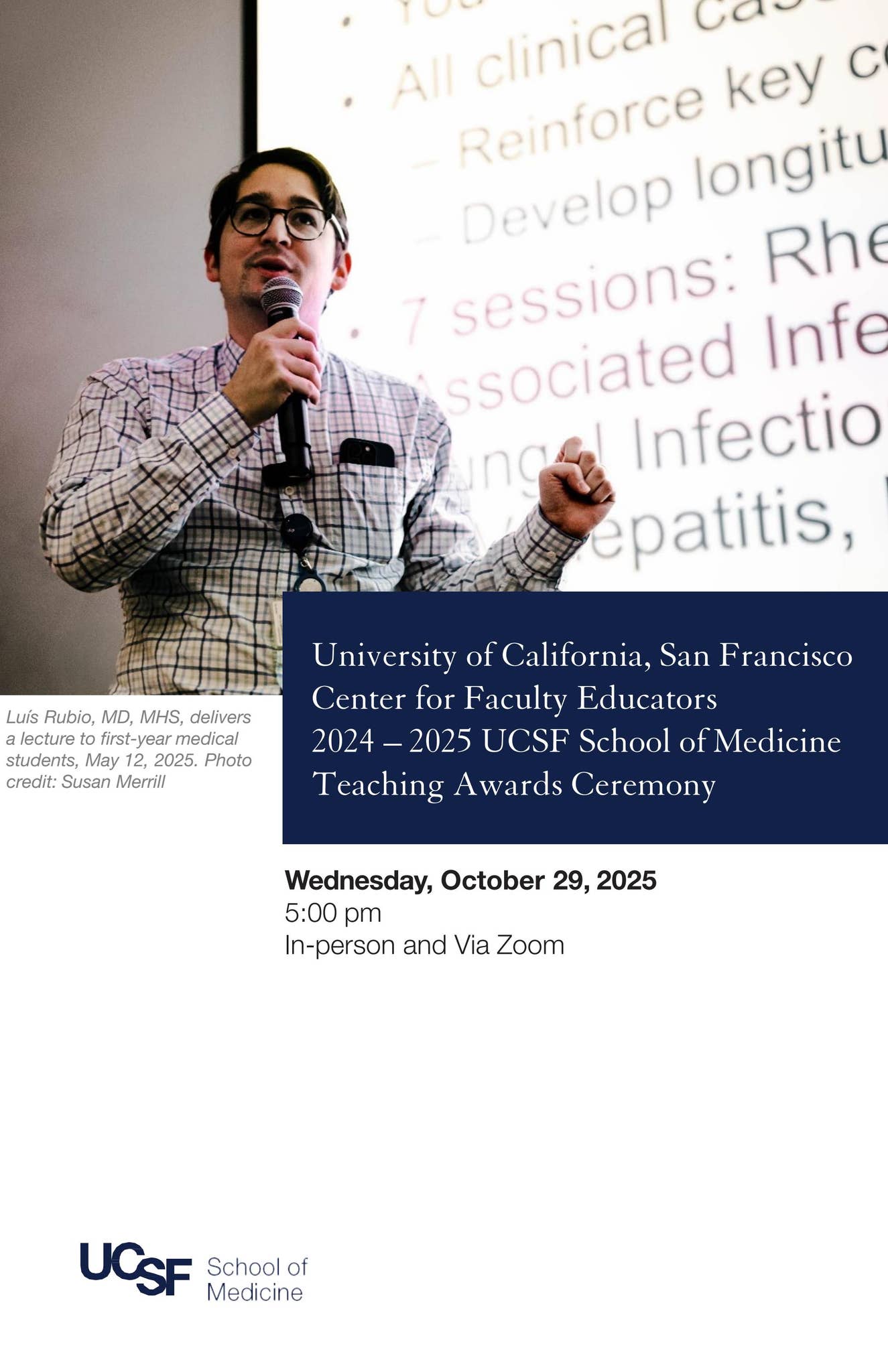 2024 - 2025 UCSF SOM Teaching Awards Ceremony by faculty-educators-UCSF ...