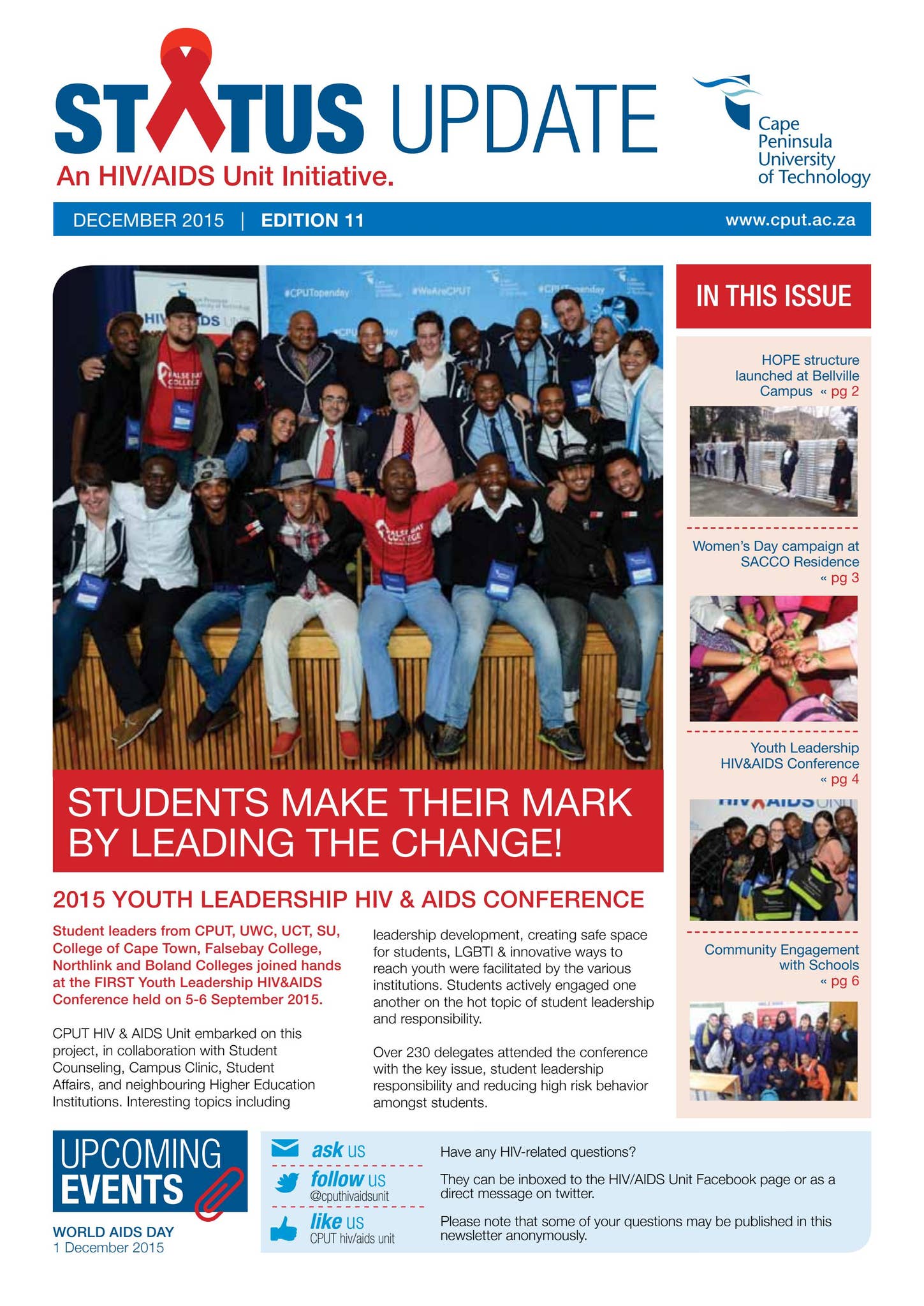 Status Update - Edition 11 by Cape Peninsula University of Technology ...