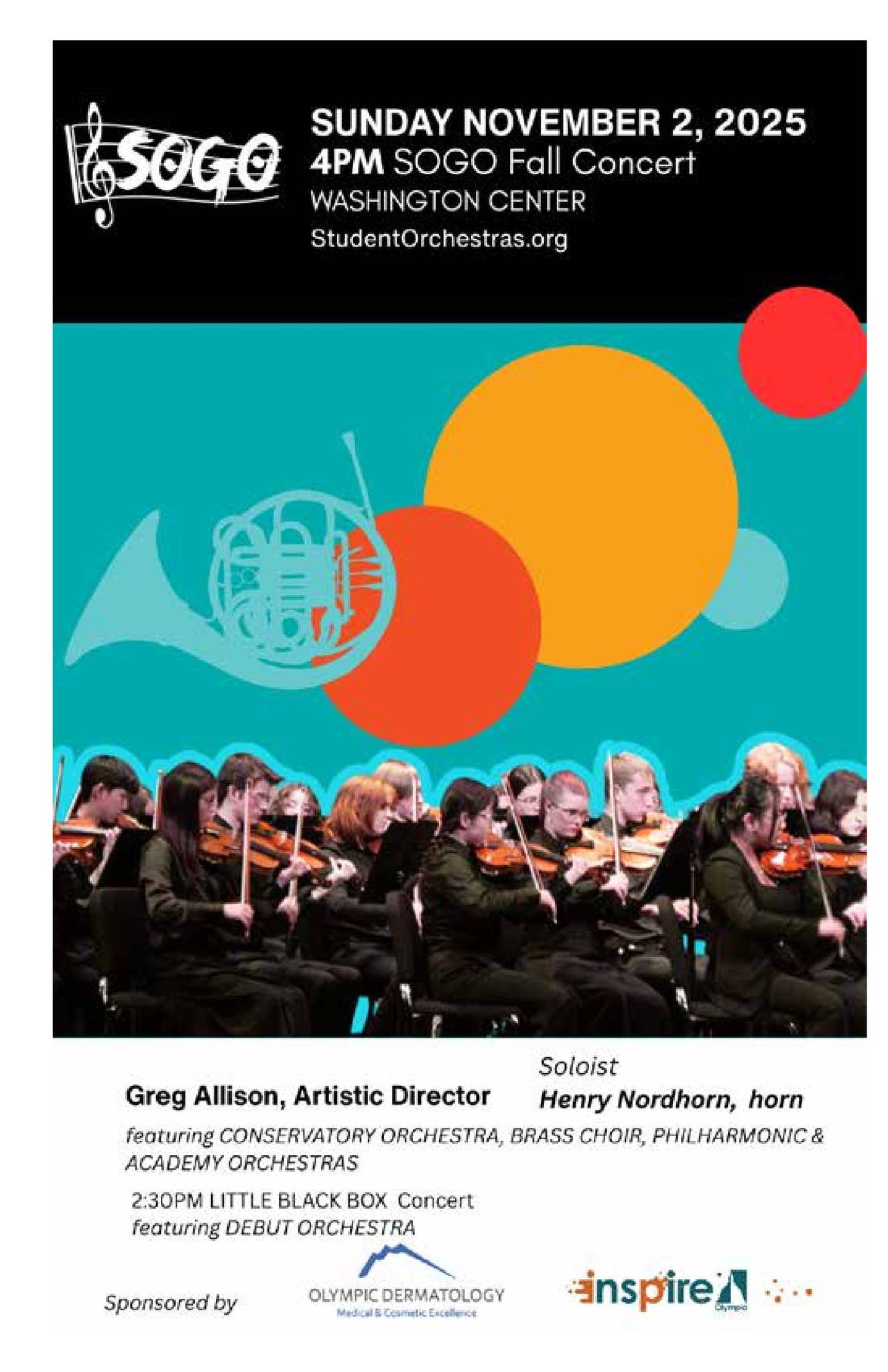 2025 Fall SOGO Concert Program by Student Orchestras of Greater Olympia ...