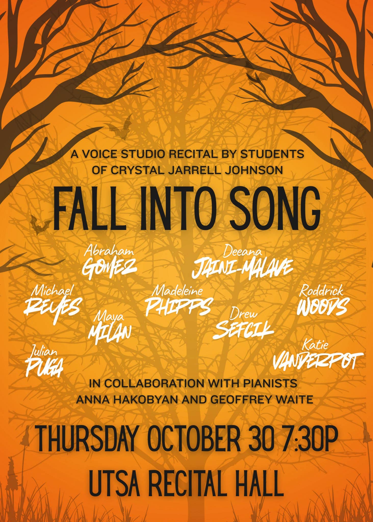 Fall Into Song by UTSA School of Music - Issuu