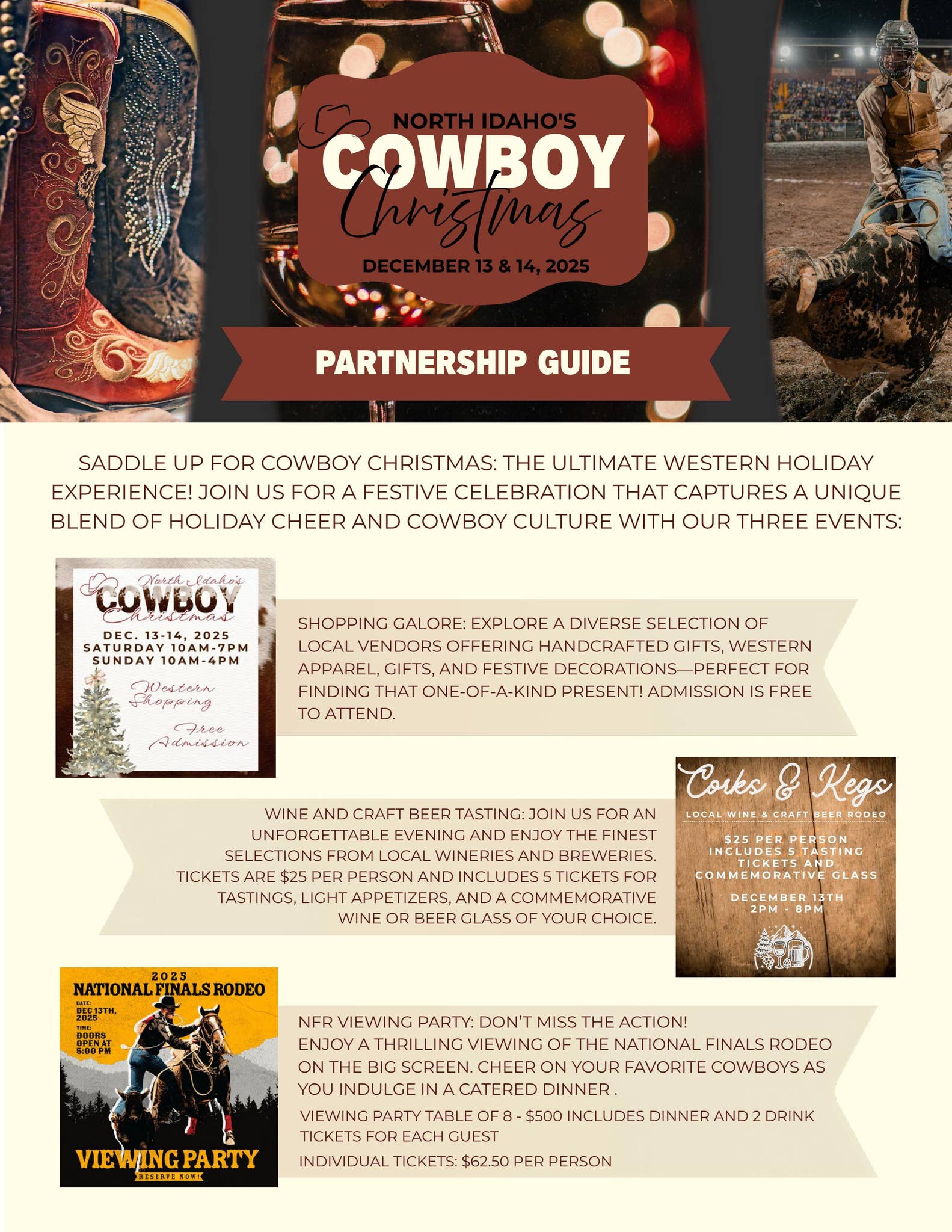 2025 Cowboy Christmas Sponsorship Flyer by Vanessa Brinkley - Issuu