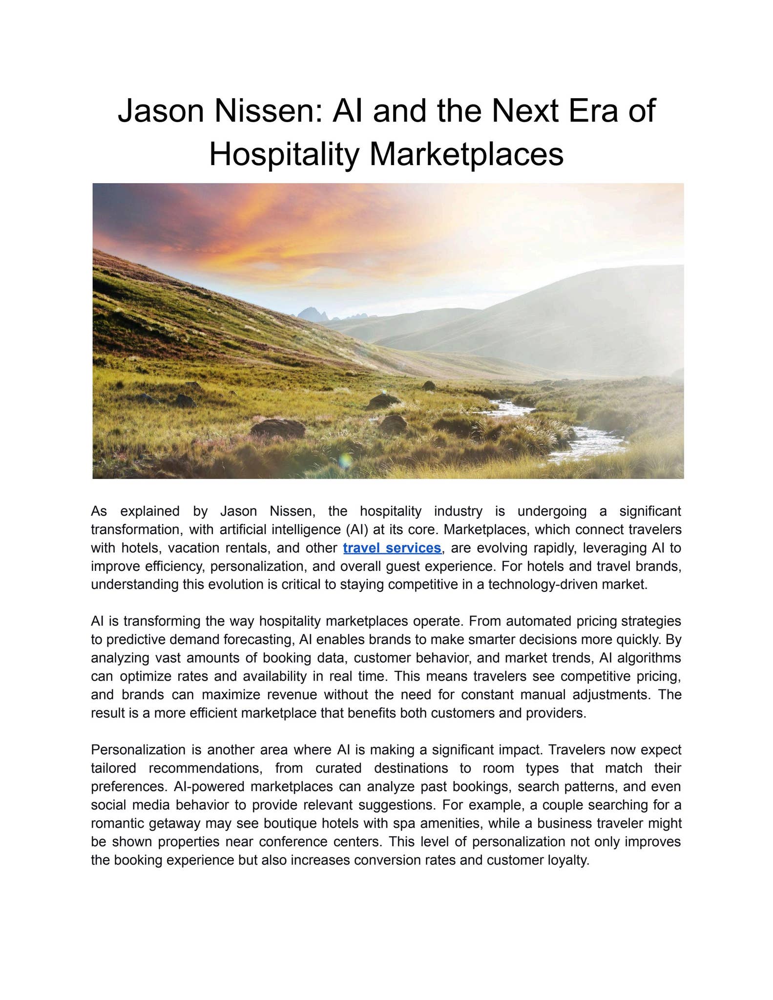Jason Nissen_ AI and the Next Era of Hospitality Marketplaces by Jason ...