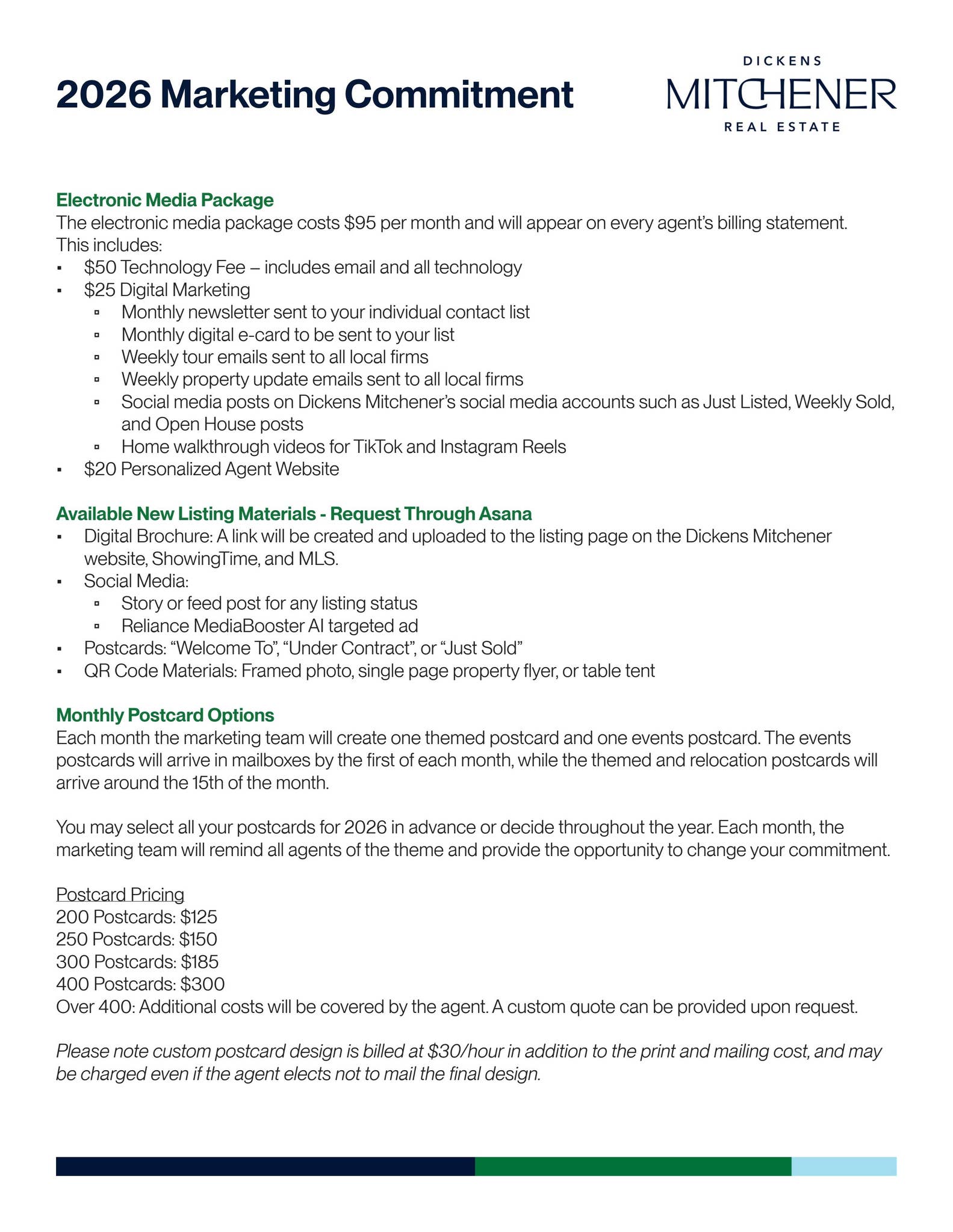 2026 Marketing Commitment Info Sheet by Dickens Mitchener - Issuu