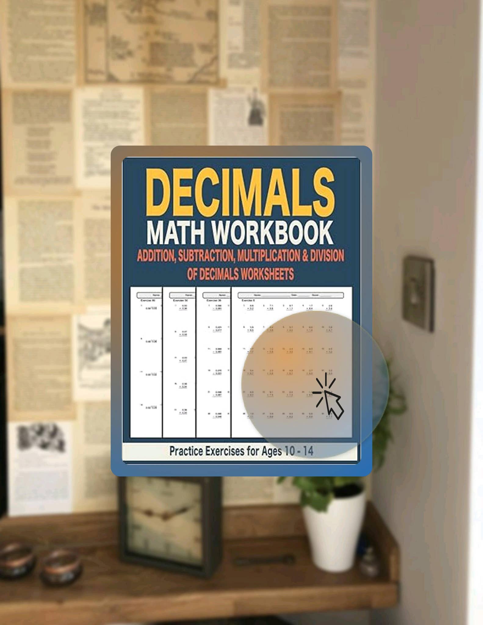 EBOOK Decimals Math Workbook: Addition, Subtraction, Multiplication ...