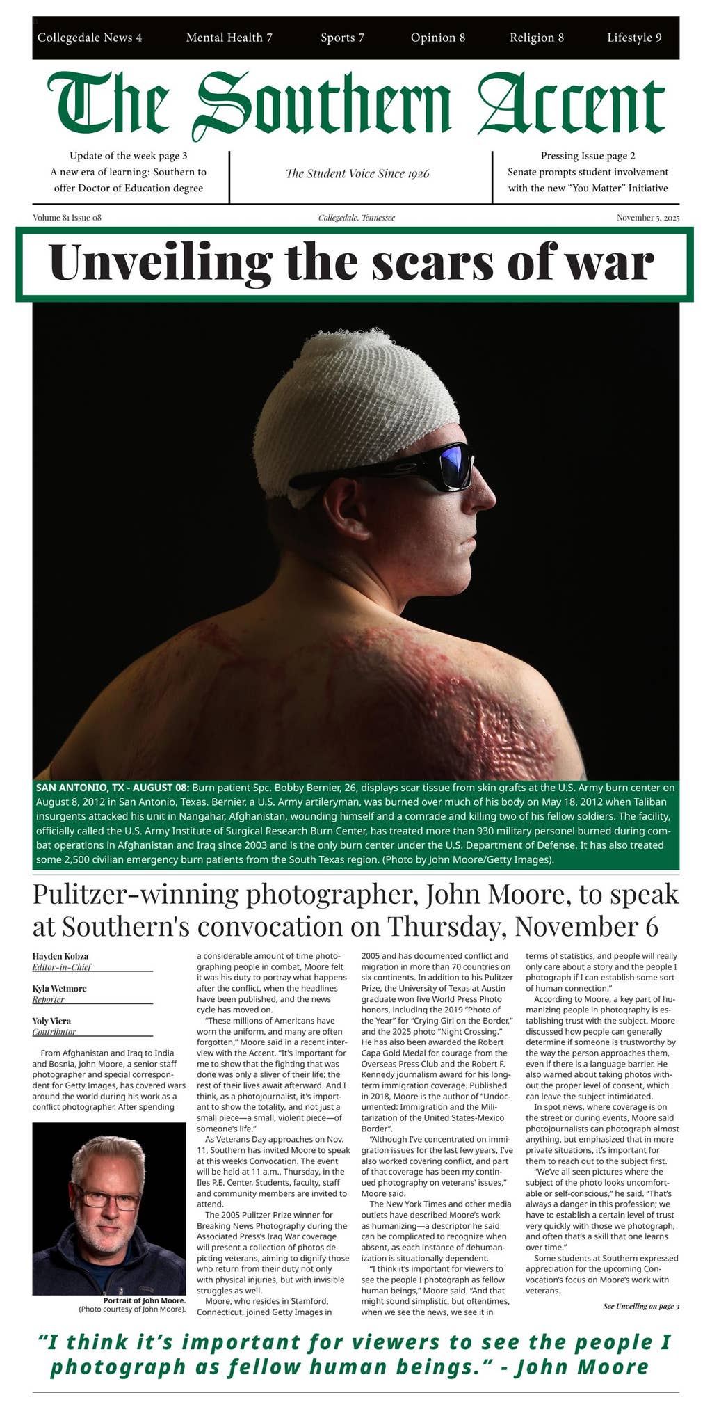 Vol81 Issue 8 by Southern Accent - Issuu