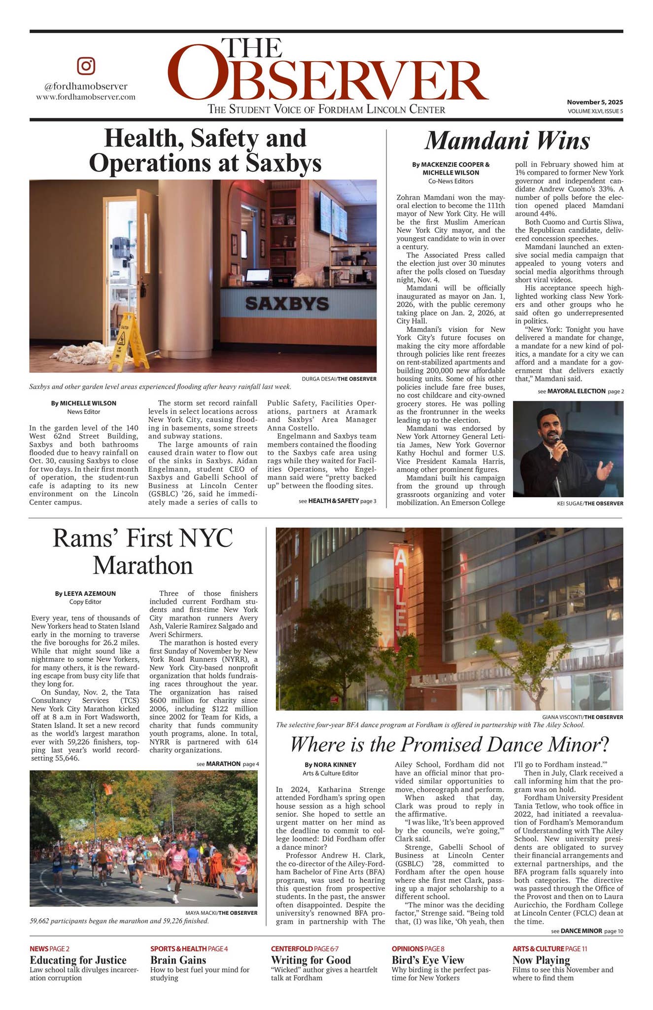 Issue 05 Fall 2025 by Fordham Observer - Issuu