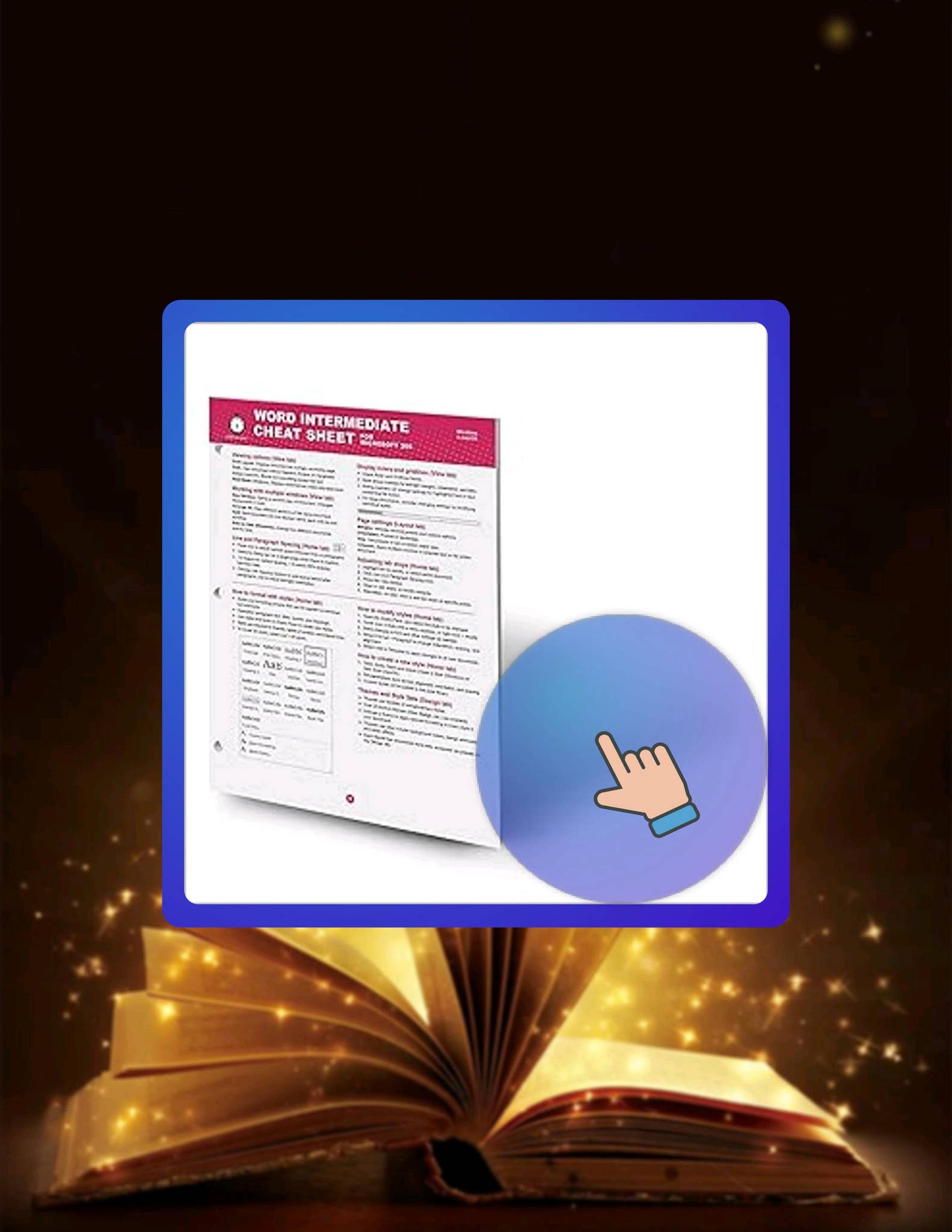 Start Reading Word Intermediate Cheat Sheet for Microsoft 365 ...