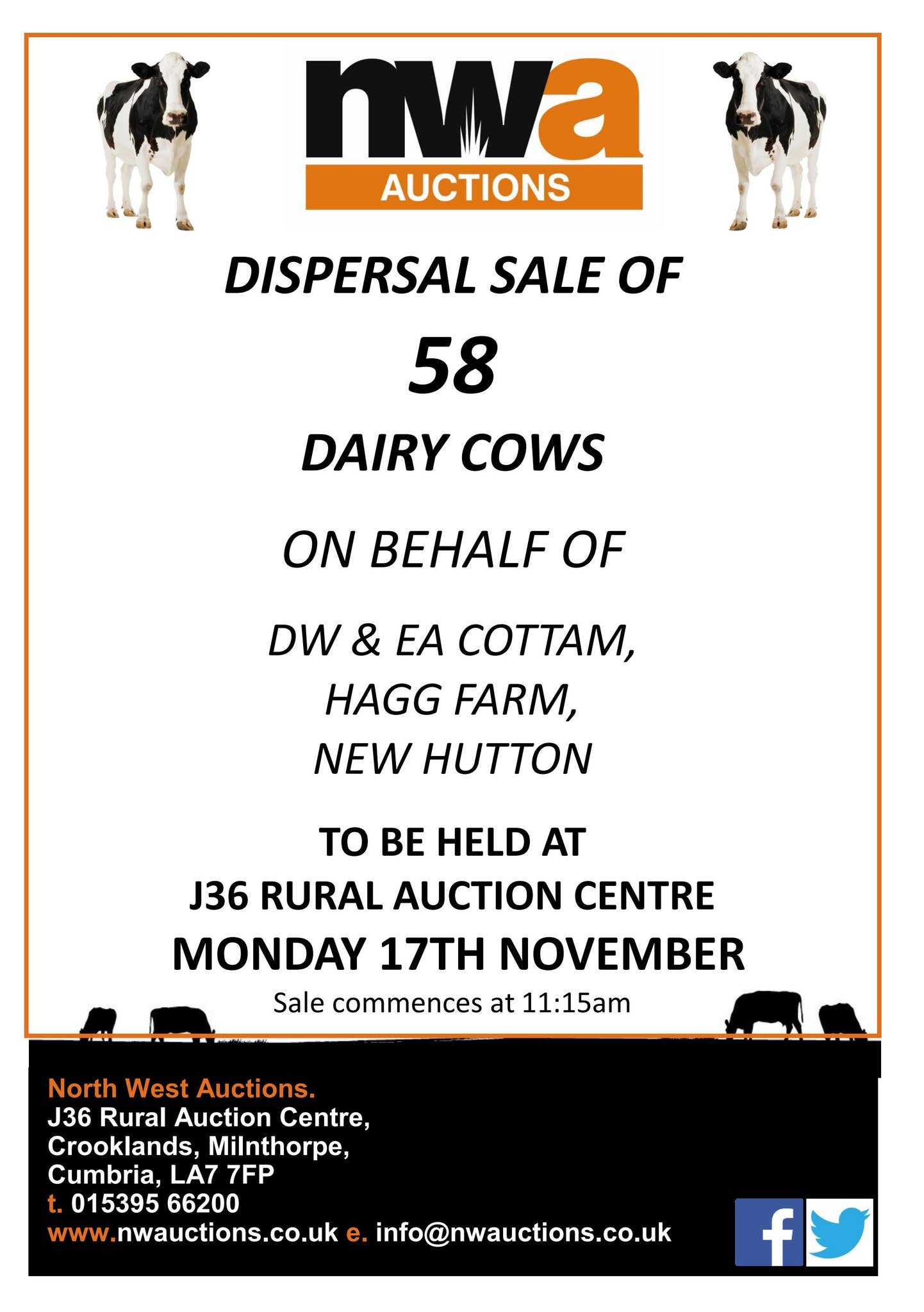 Cottam Dairy Dispersal 171125 by North West Auctions - Issuu