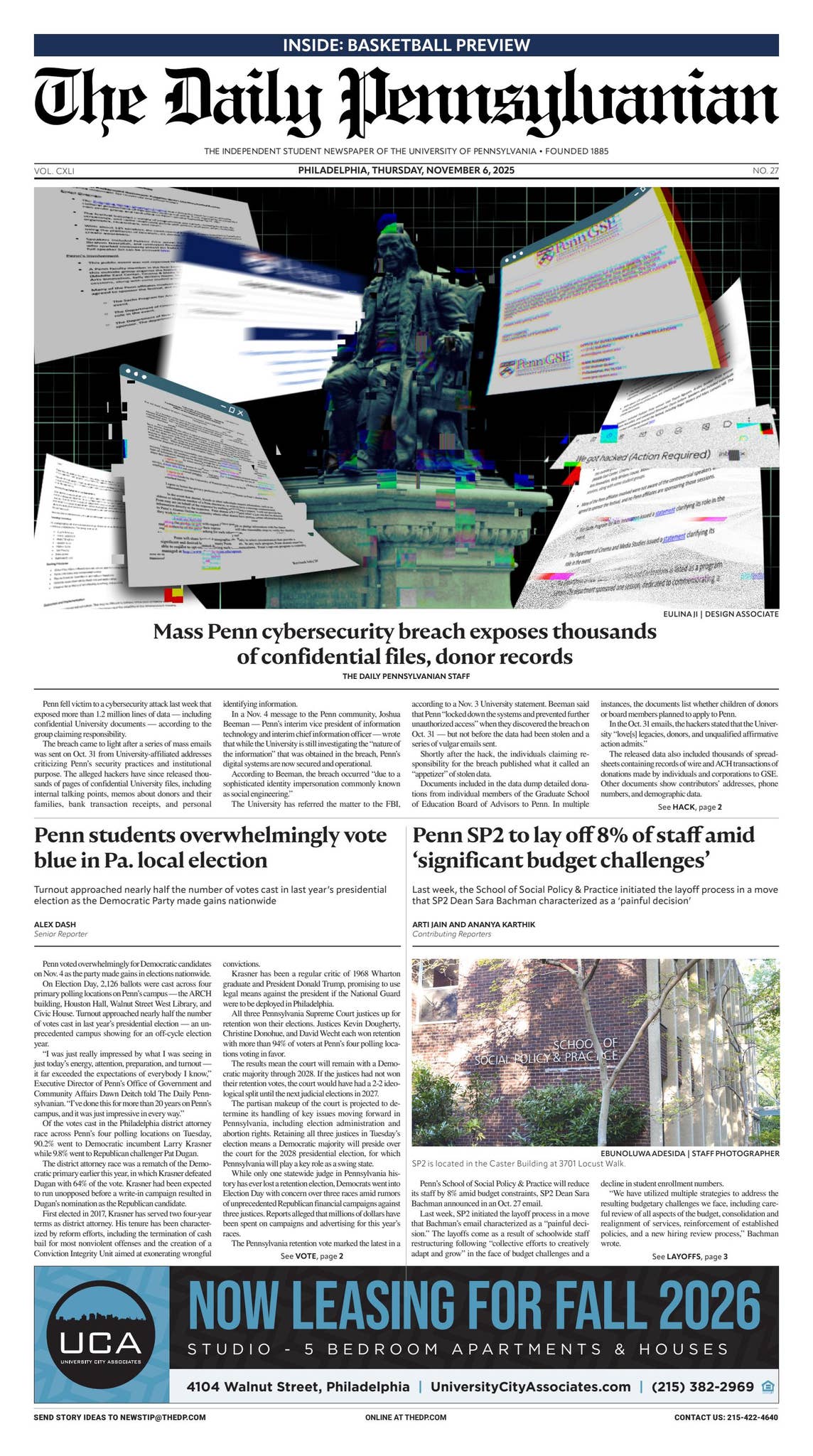 November 6, 2025 by The Daily Pennsylvanian - Issuu