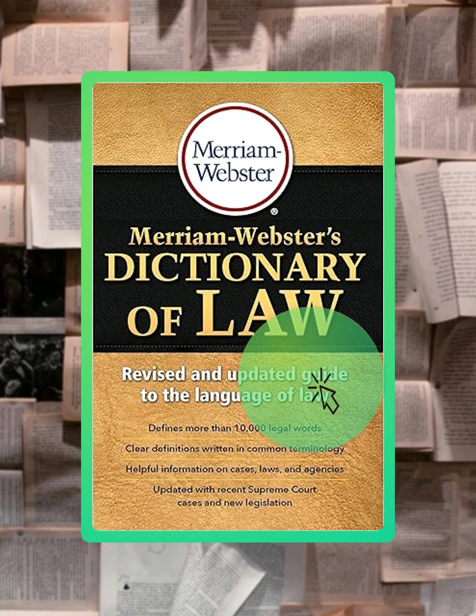 Start Reading Merriam-Webster's Dictionary of Law, Newest Edition ...