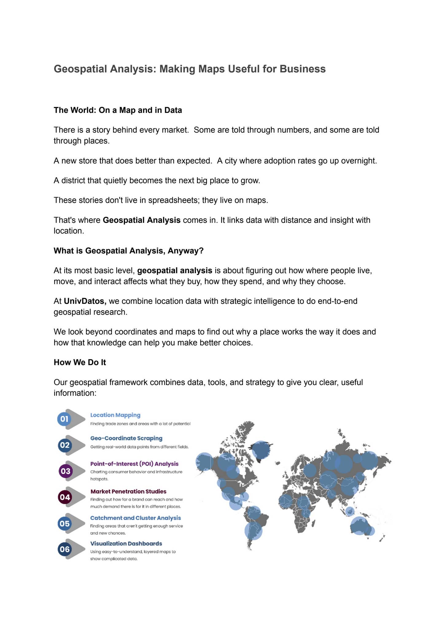 Geospatial Analysis_ Making Maps Useful for Business by univdatos2 - Issuu