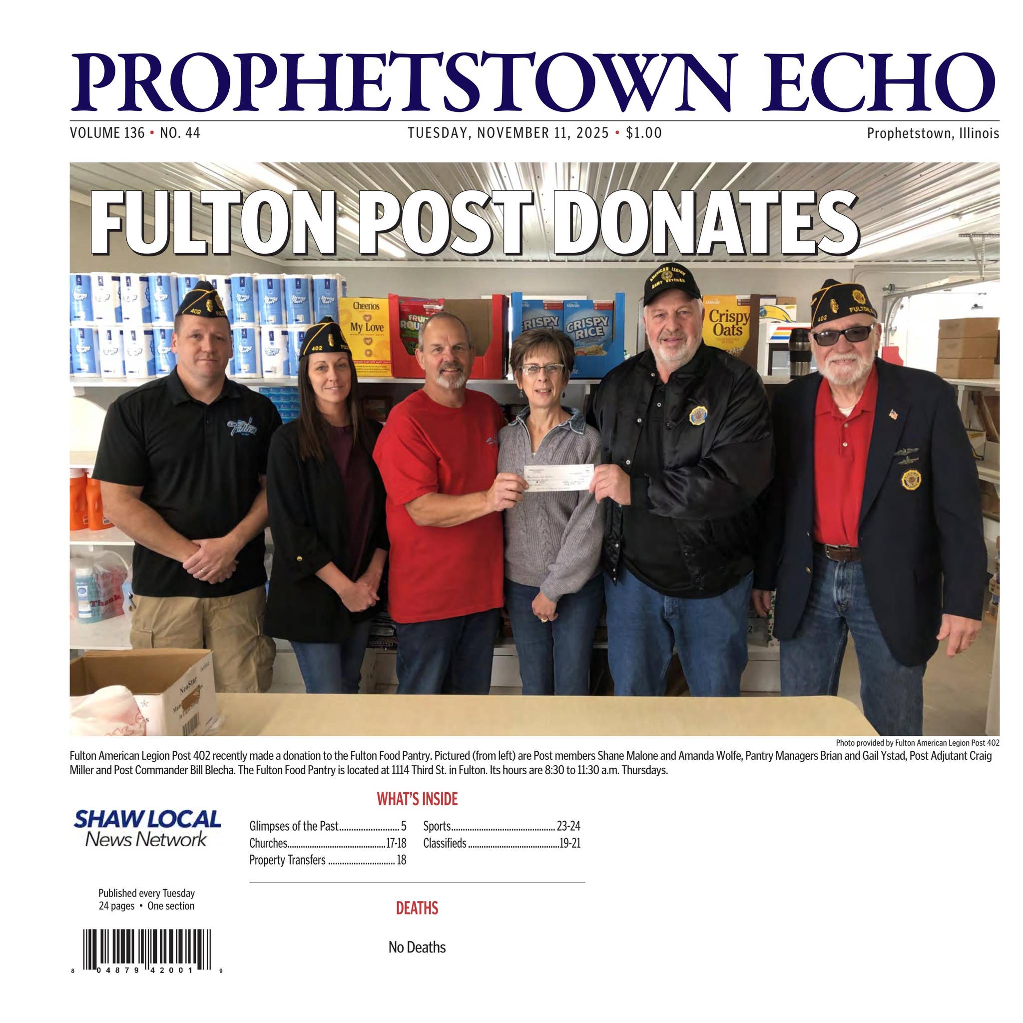 Prophetstown-Echo-11-11-2025 by Shaw Media - Issuu