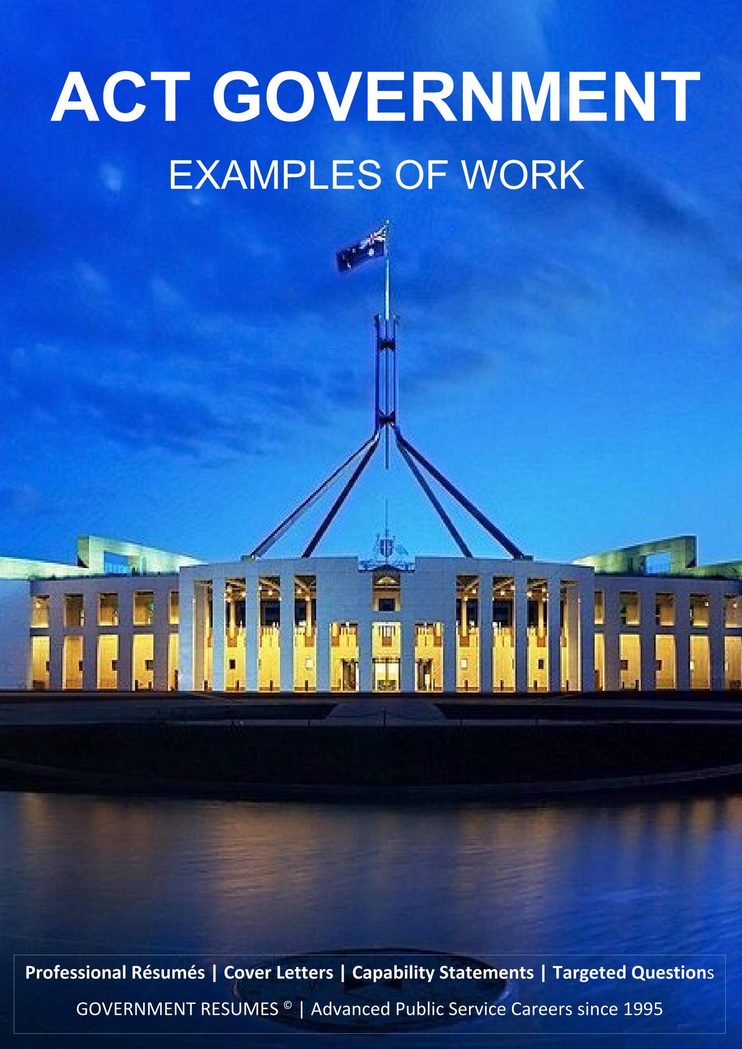 ACT Government [EXAMPLES] by 1300 RESUME - Issuu