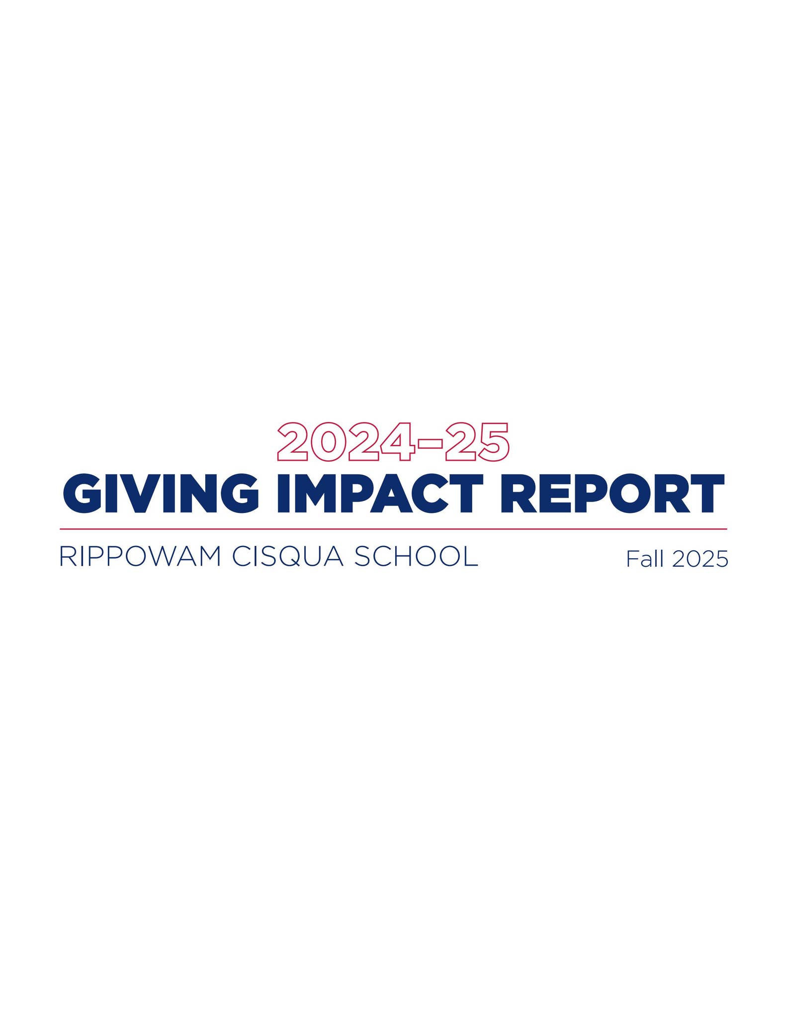 2024-25 Giving Impact Report by rippowamcisquaschool1 - Issuu