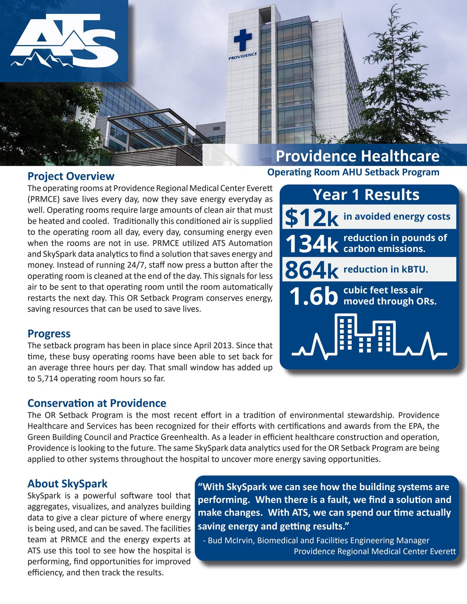 Providence Healthcare Everett - ATS Case Study by atscompanies - Issuu