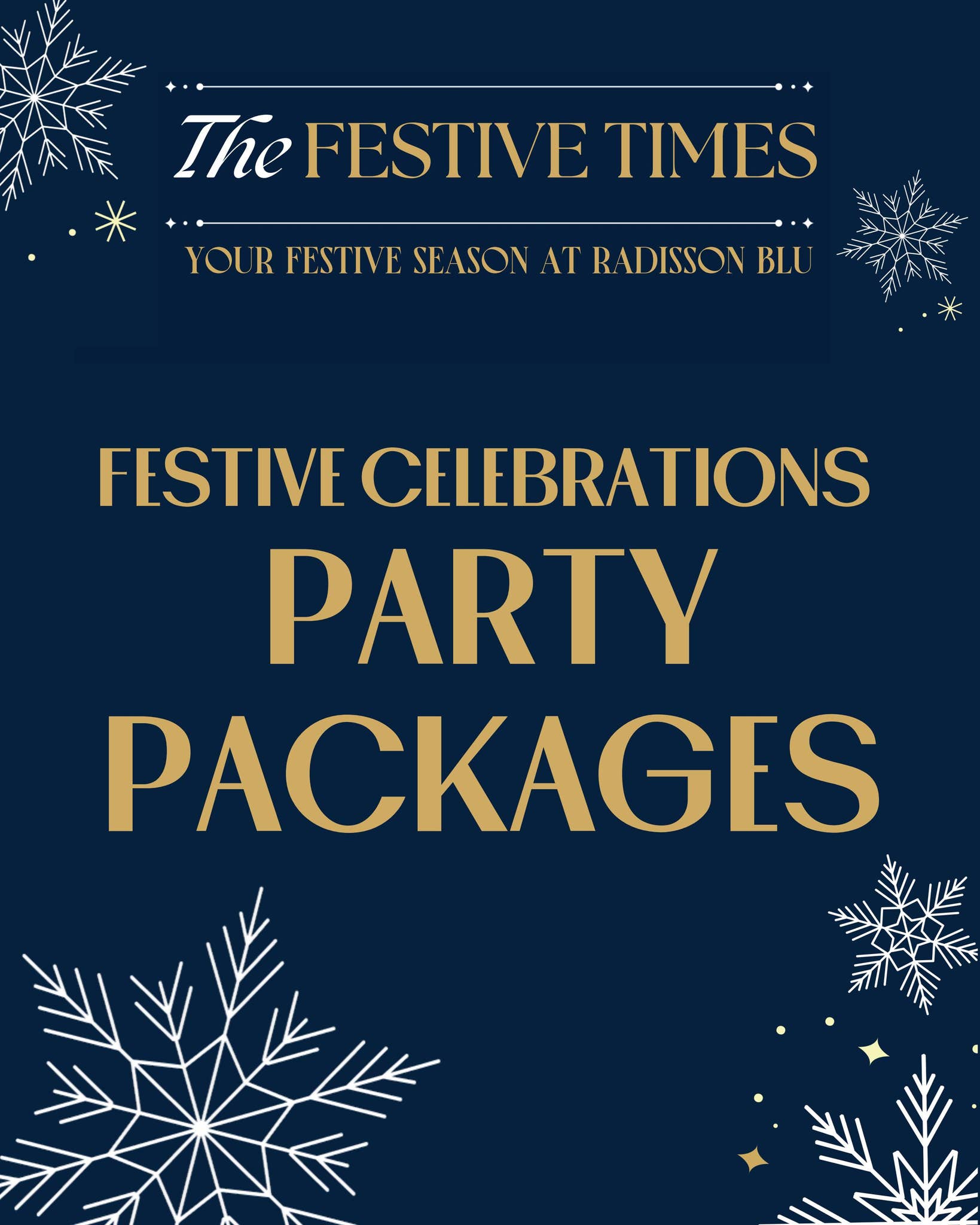 Festive Celebration Party Packages at Radisson Blu Dubai Deira Creek by ...