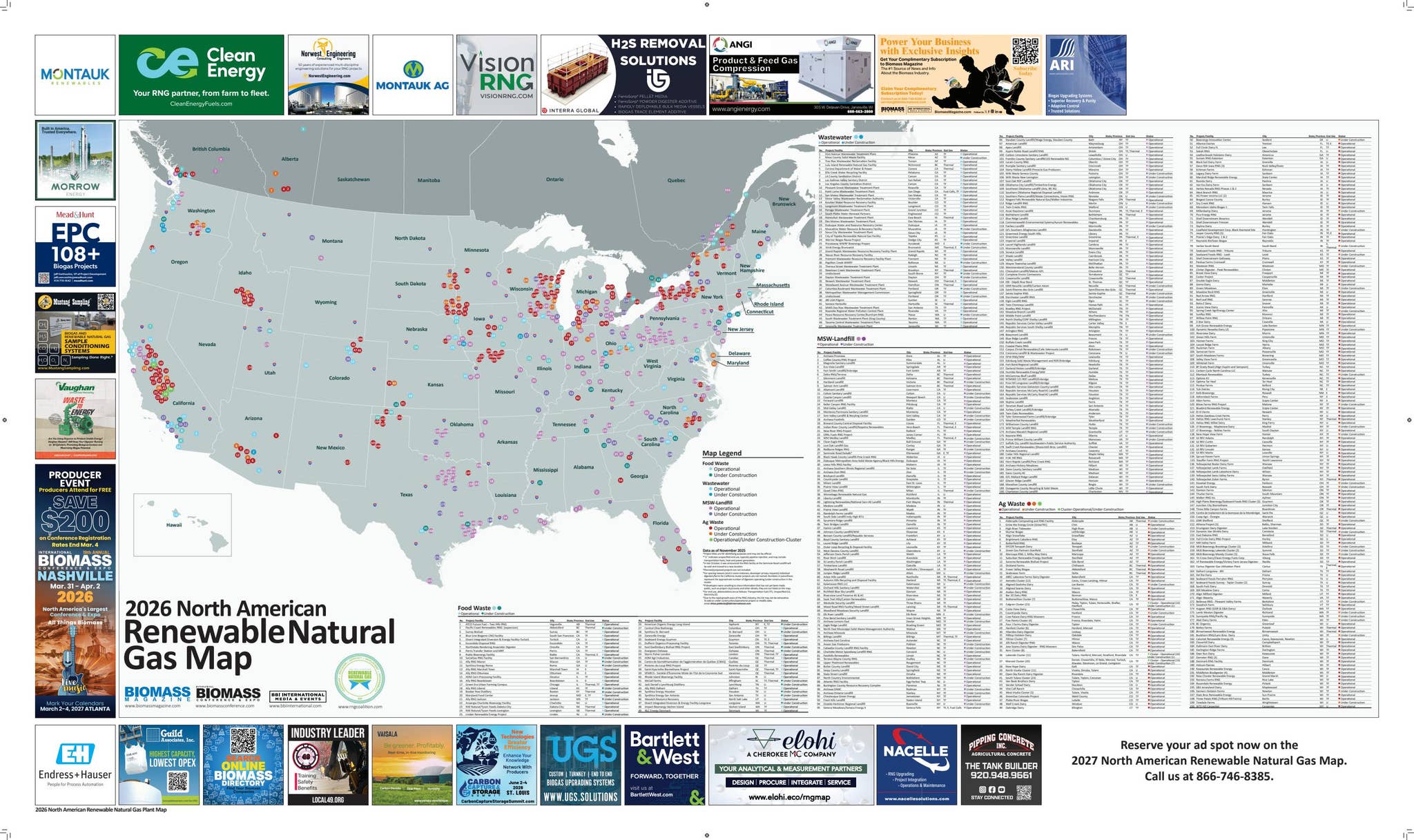 2026 North American Renewable Natural Gas Map by BBI International - Issuu