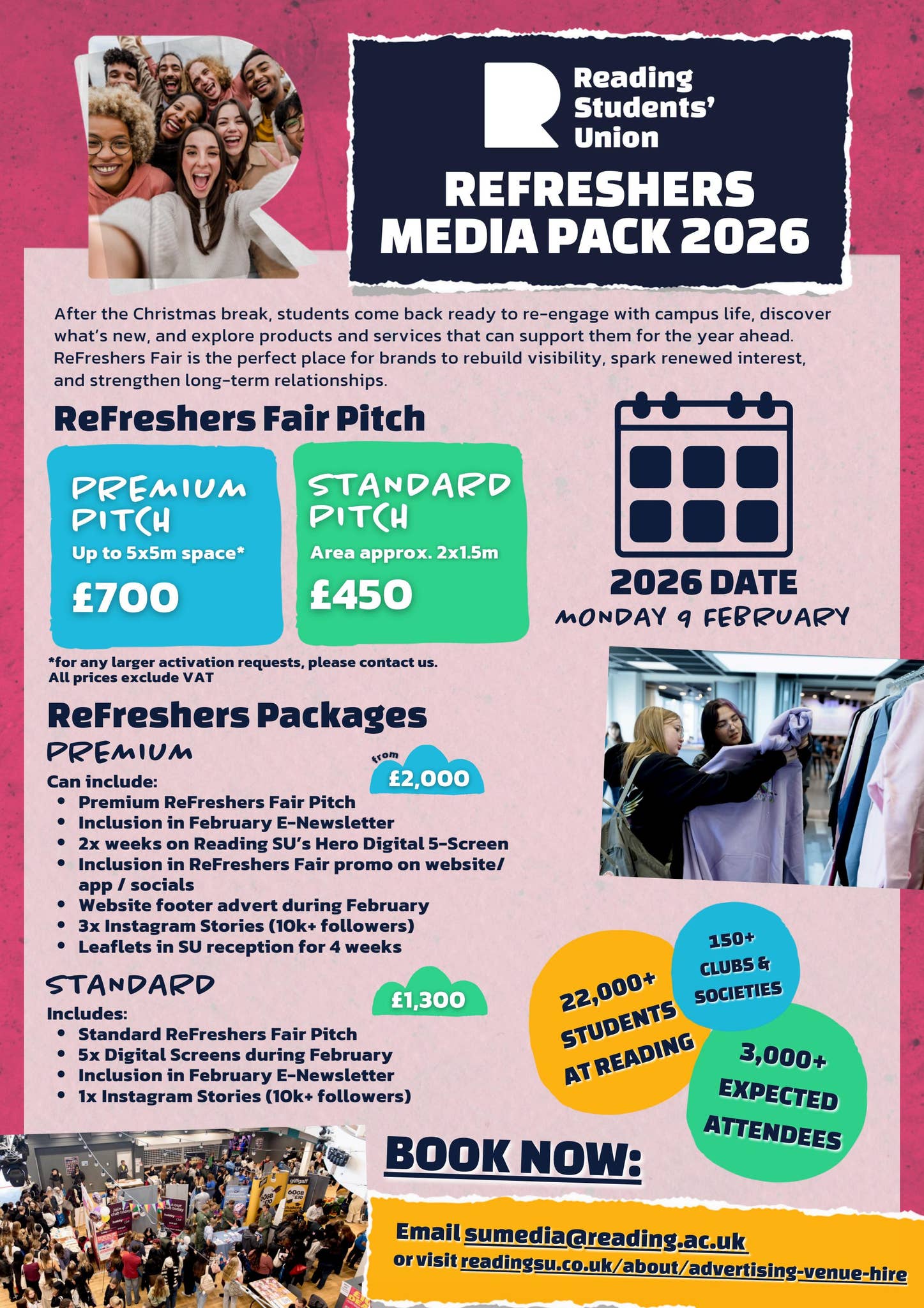 Reading SU ReFreshers Media Pack by Reading Students' Union - Issuu