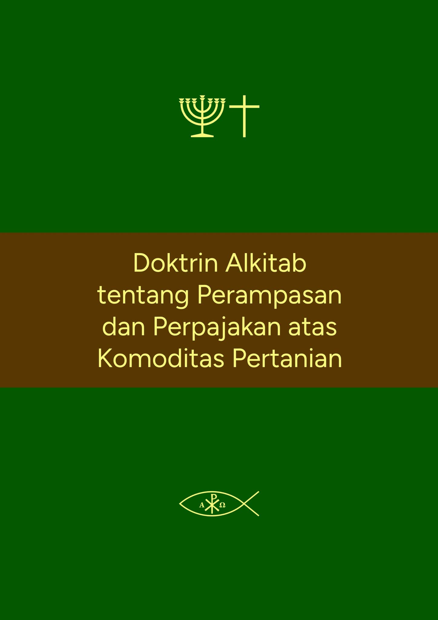 Indonesian - Biblical Doctrine of Appropriation and Taxation on ...