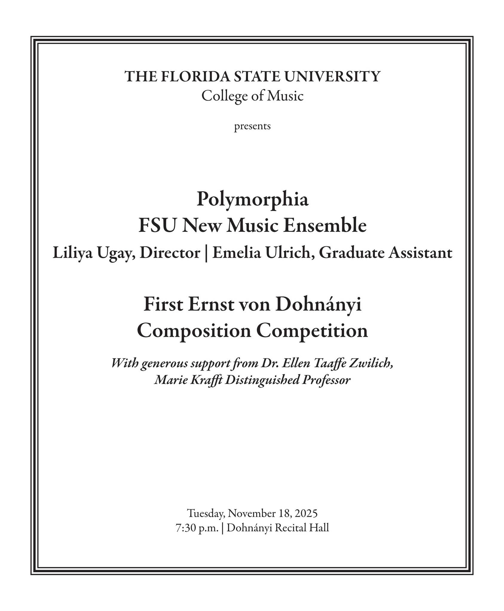 20251118_Polymorphia by Florida State University College of Music - Issuu