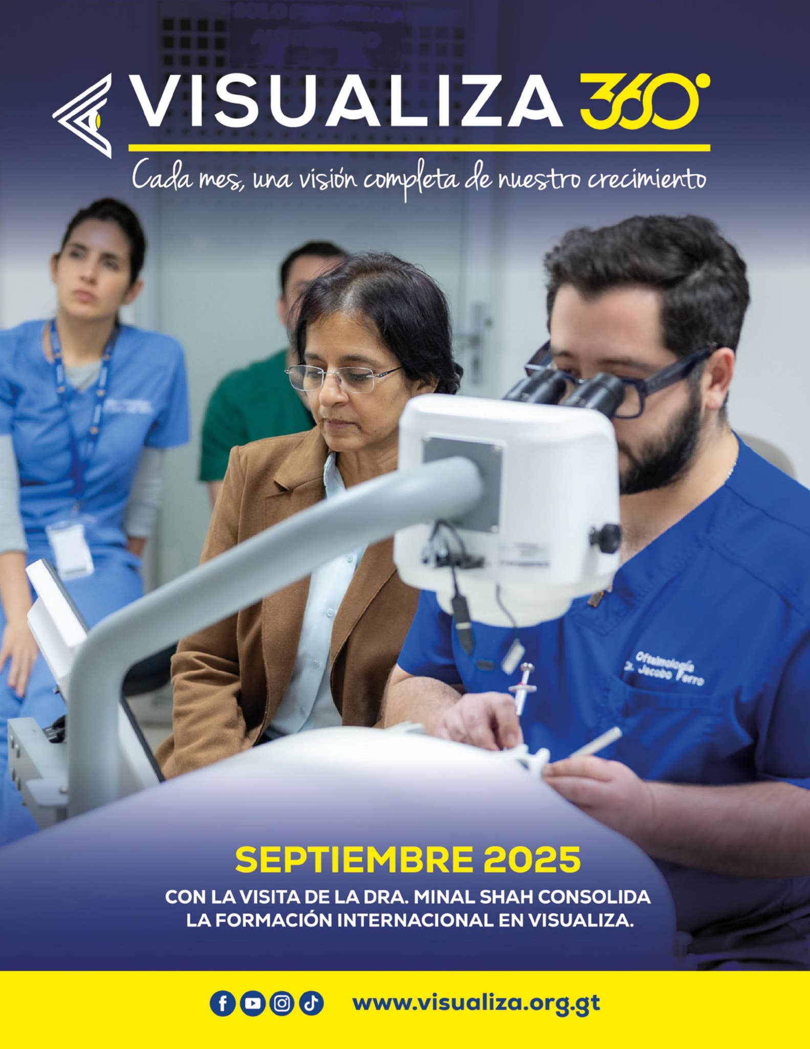 SEPTIEMBRE 2025/ Dra. Minal Shah fortalece la formación en Visualiza by ...