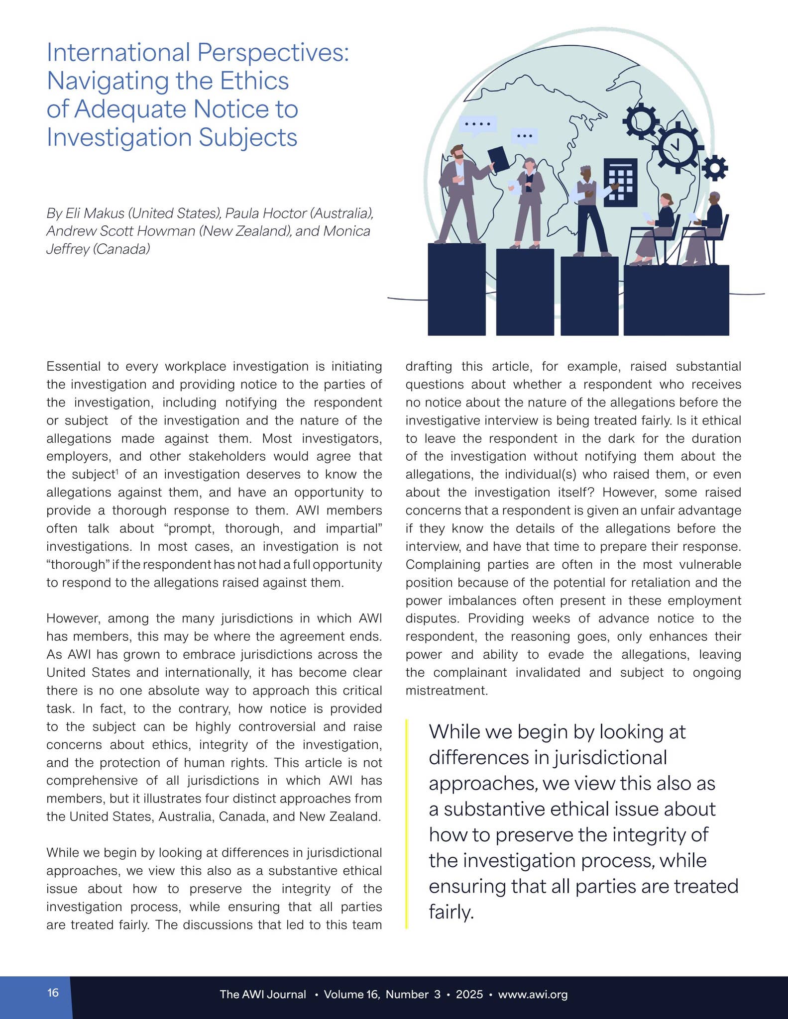 International Perspectives: Navigating the Ethics of Adequate Notice to ...