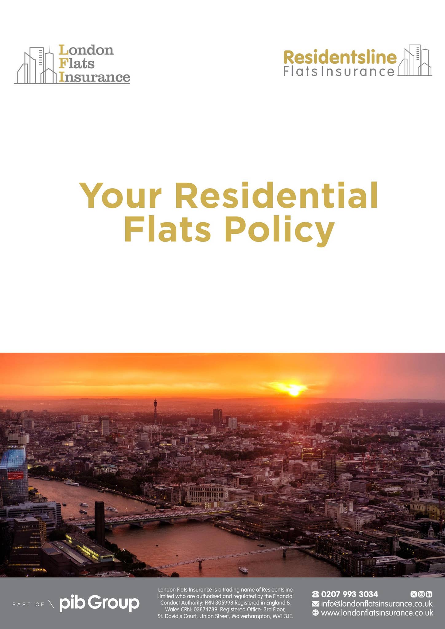 London Flats Insurance BRIT Policy Wording by Residentsline - Issuu