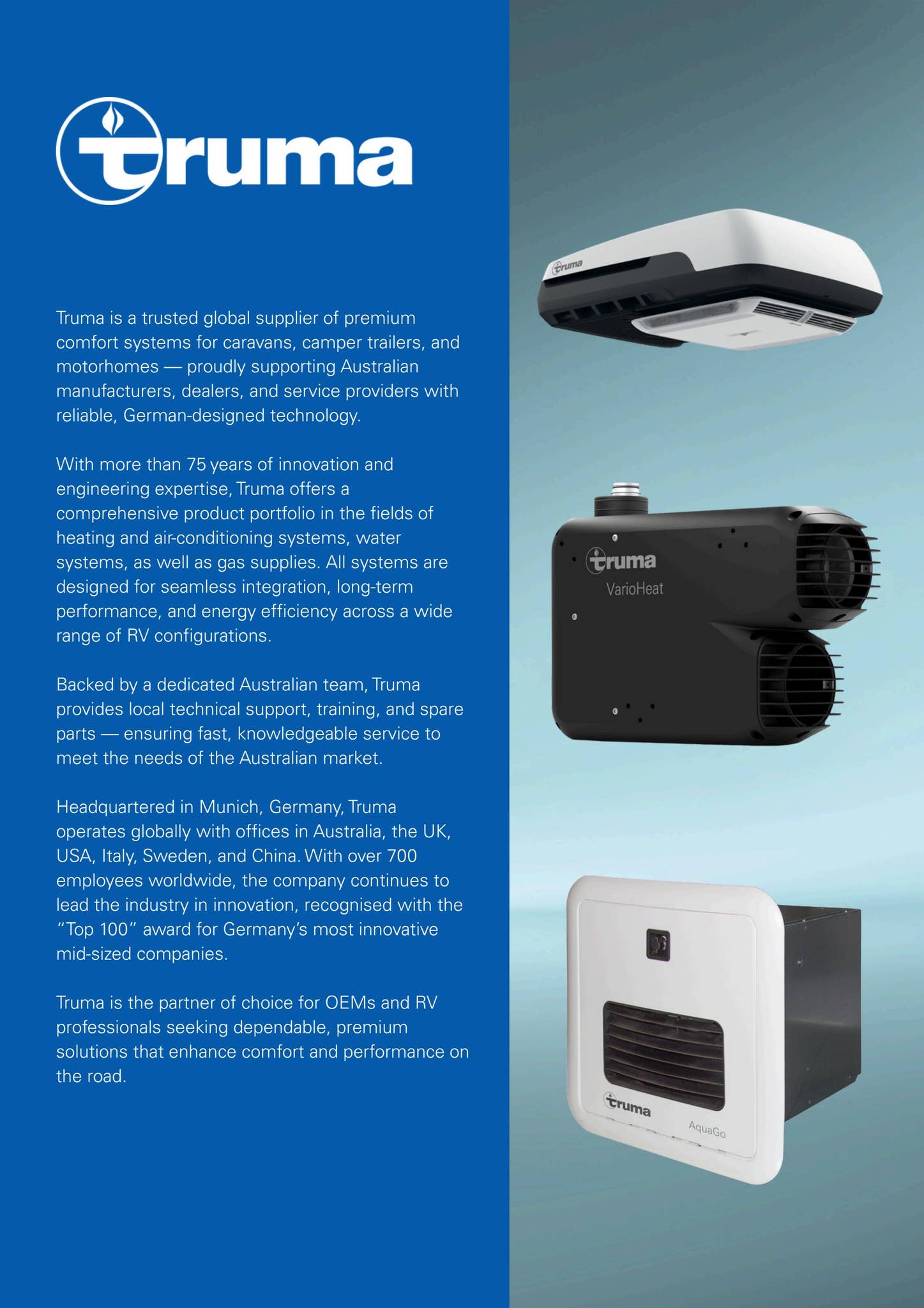 Truma Catalogue by Leisure Tec Australia - Issuu