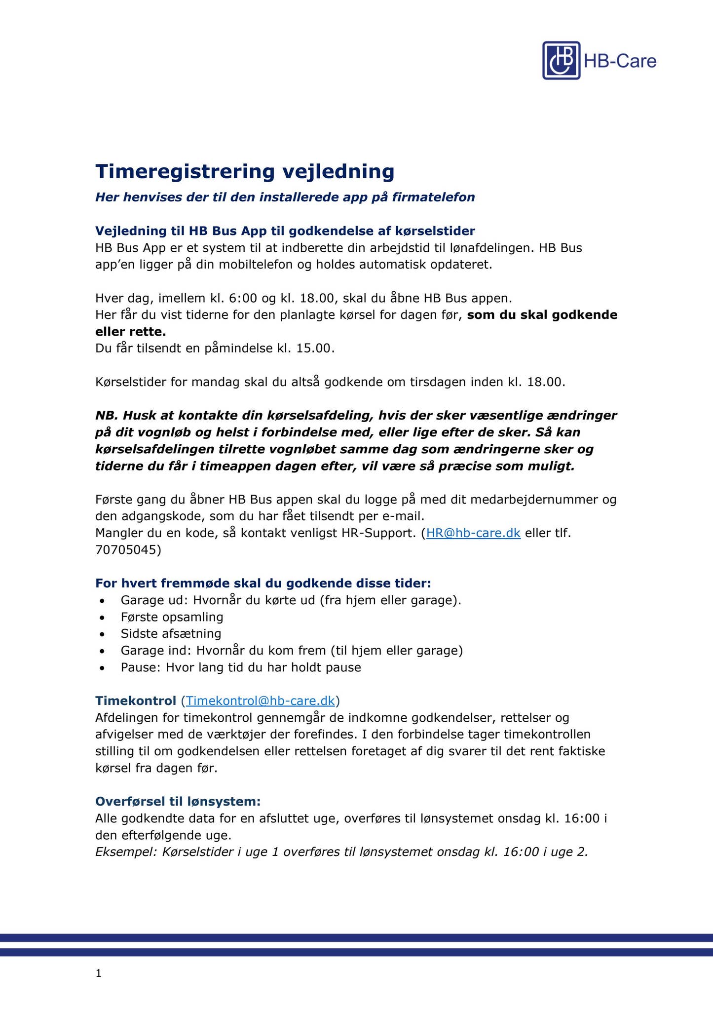 Timeregistrering 2 by HB-care - Issuu