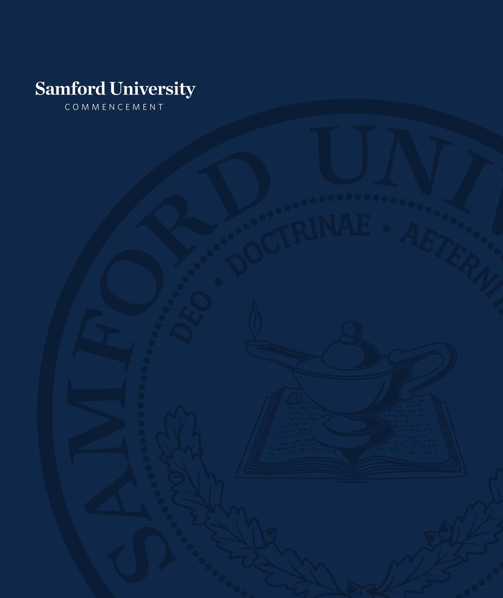 2025 Samford University Fall Commencement Program by Samford University ...