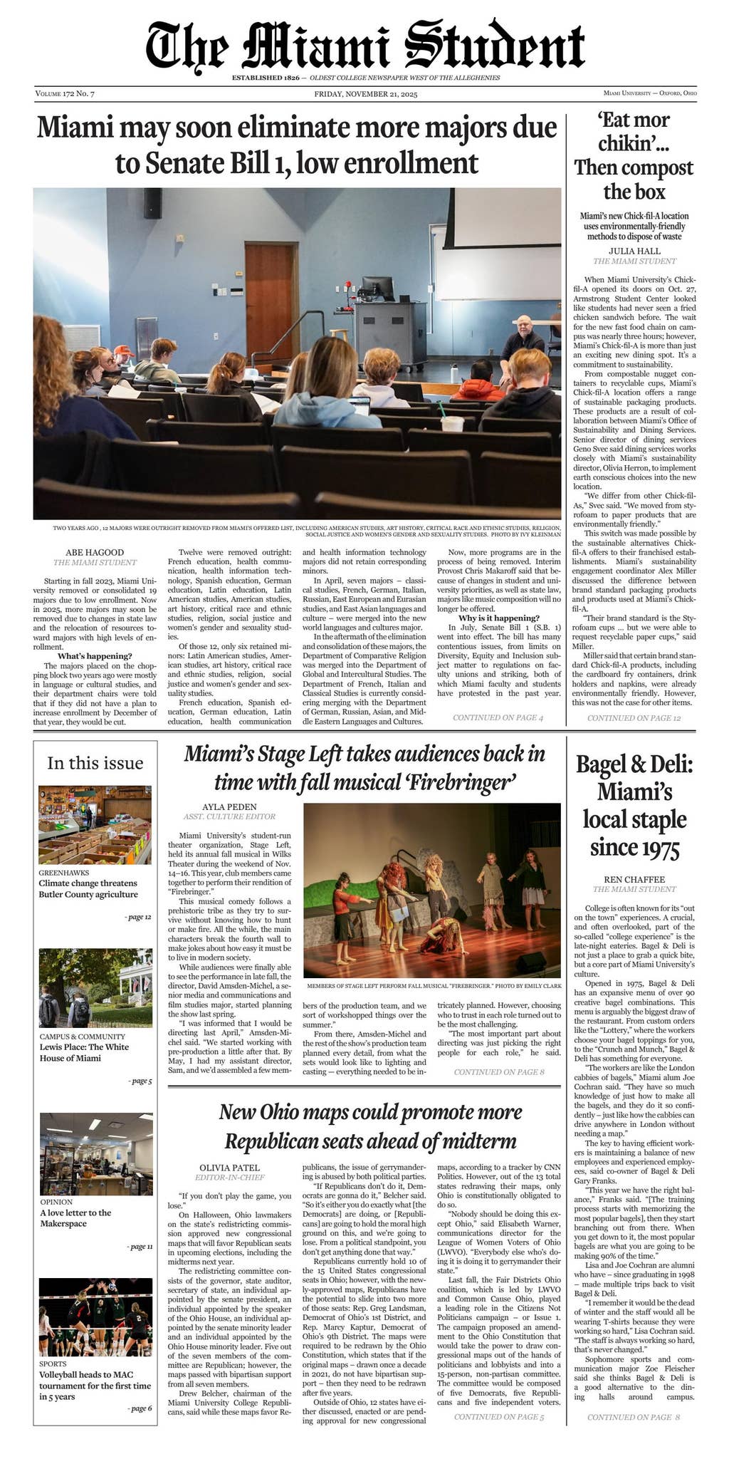 The Miami Student | November 21, 2025 by The Miami Student - Issuu