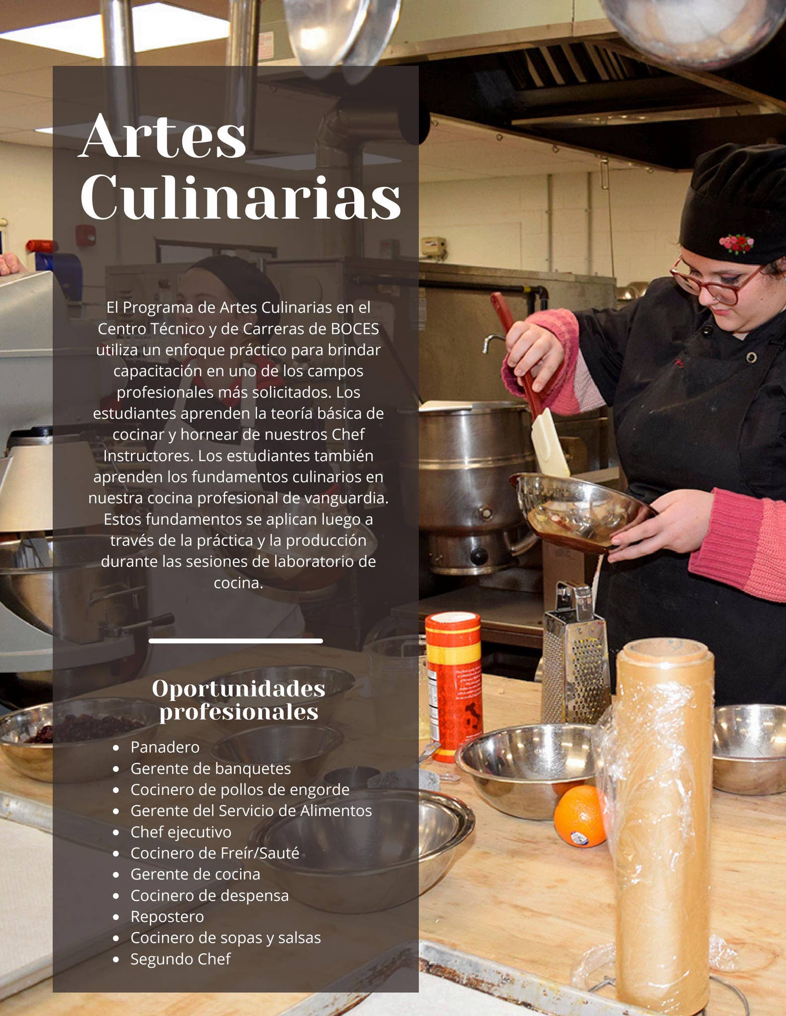 Career & Tech Center: Spanish Program Brochure by Sullivan BOCES ...