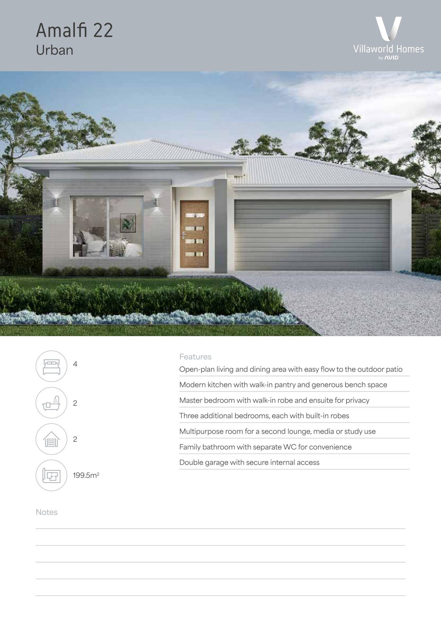 Elan Villaworld Homes by AVID - Amalfi 22 Urban by AVID Property Group ...