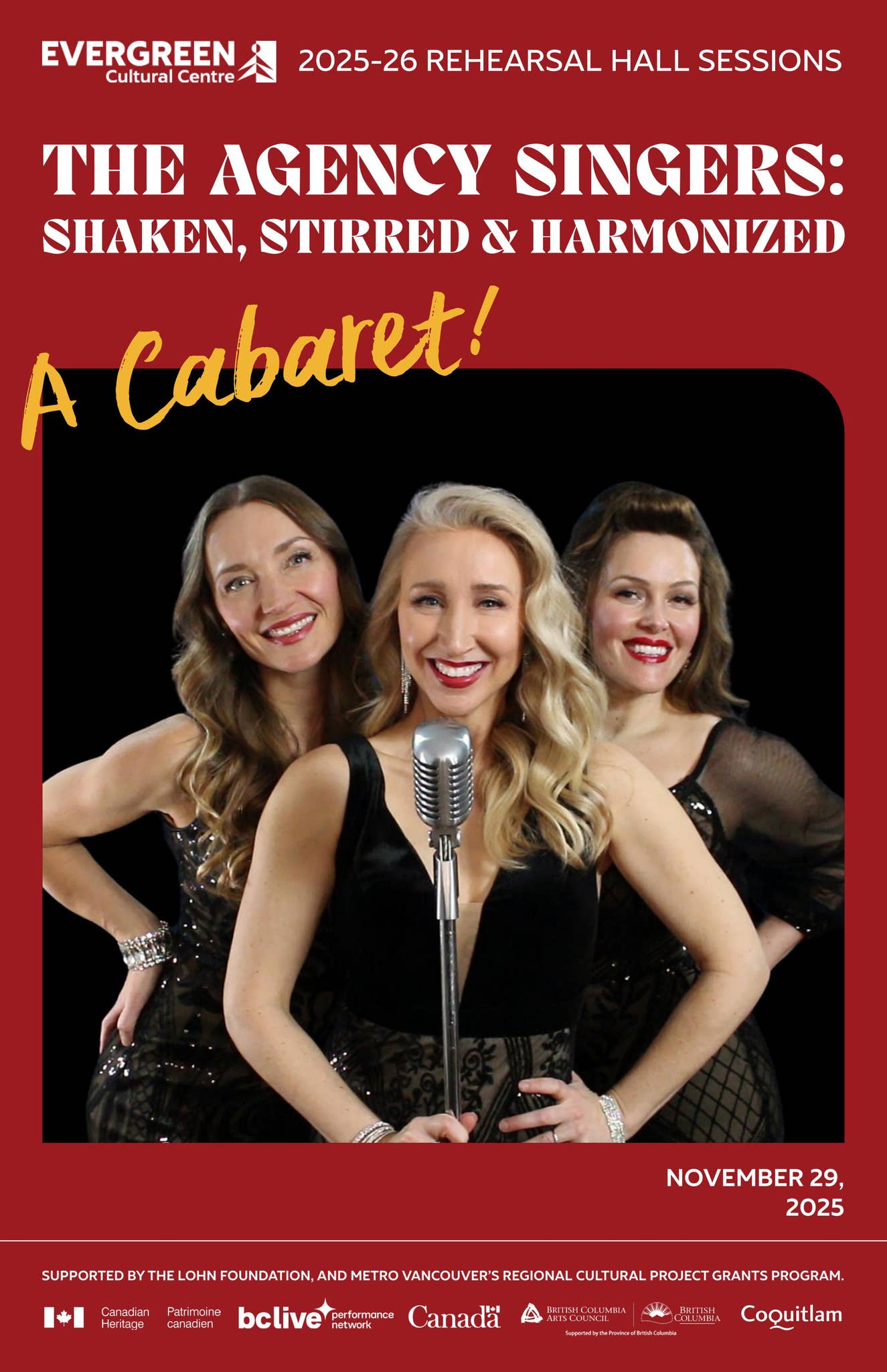 Show Program | Rehearsal Hall Sessions: The Agency Singers - Shaken ...
