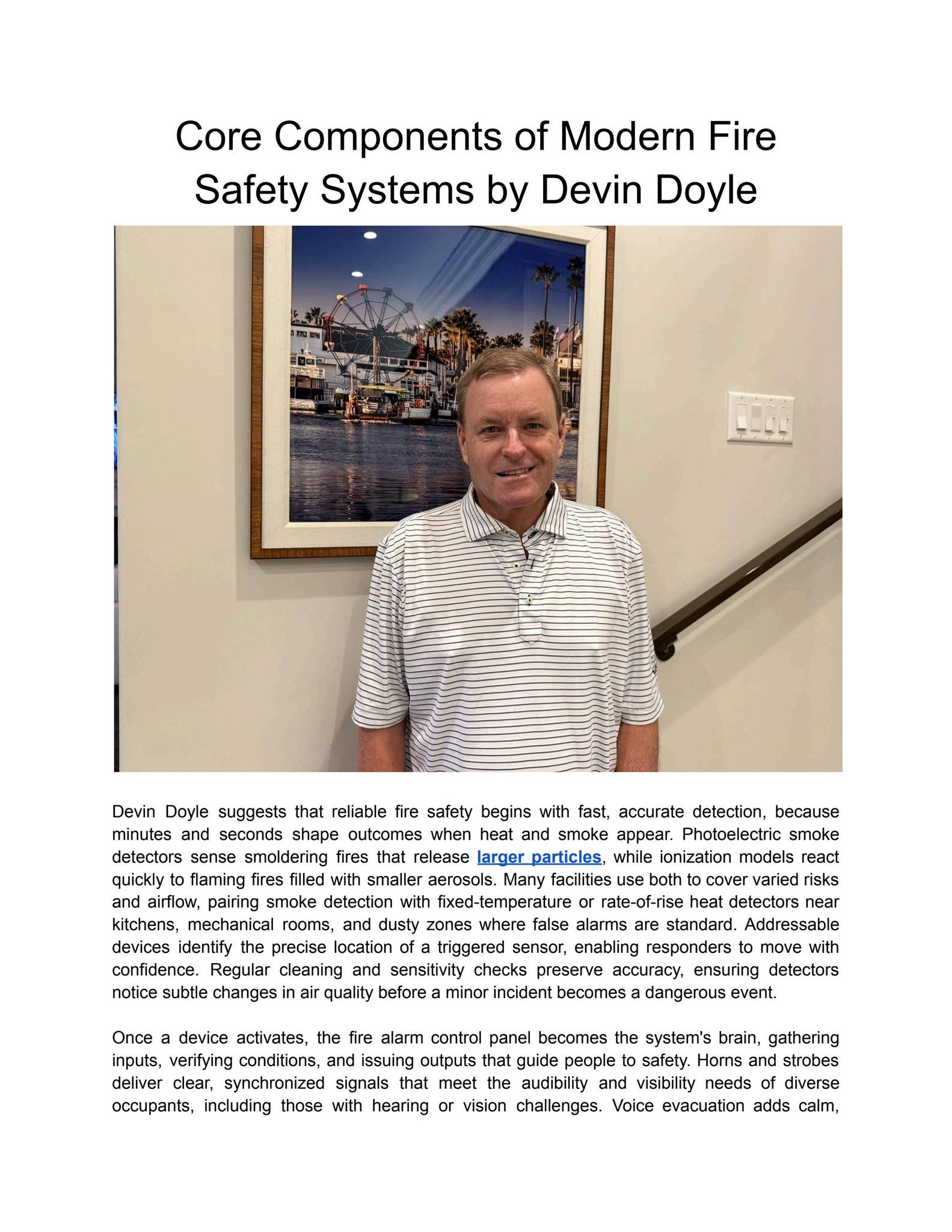 Core Components of Modern Fire Safety Systems by Devin Doyle by Devin Doyle - Issuu
