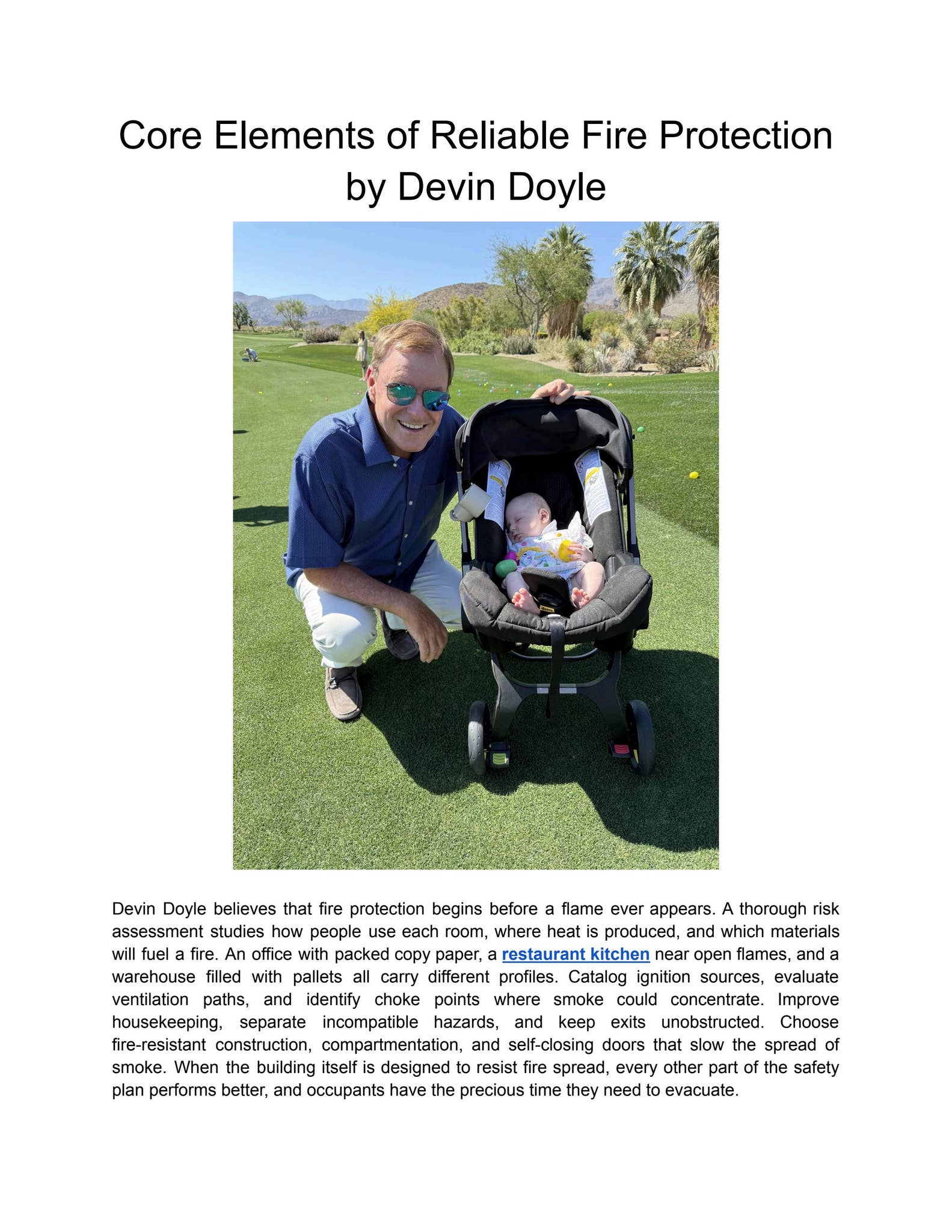 Core Elements of Reliable Fire Protection by Devin Doyle by Devin Doyle ...