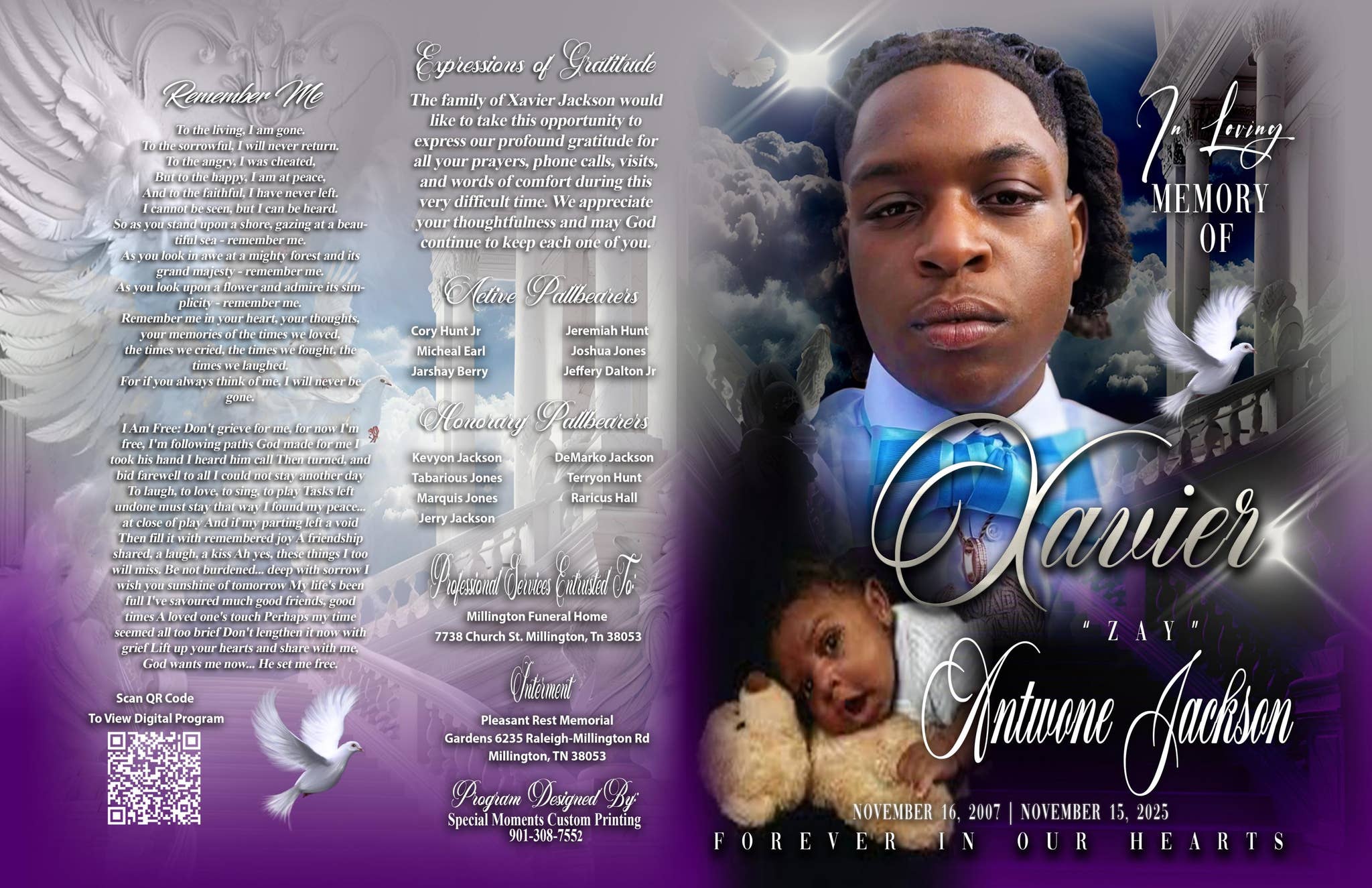 Xavier Jackson Obituary by Tamara Norris - Issuu