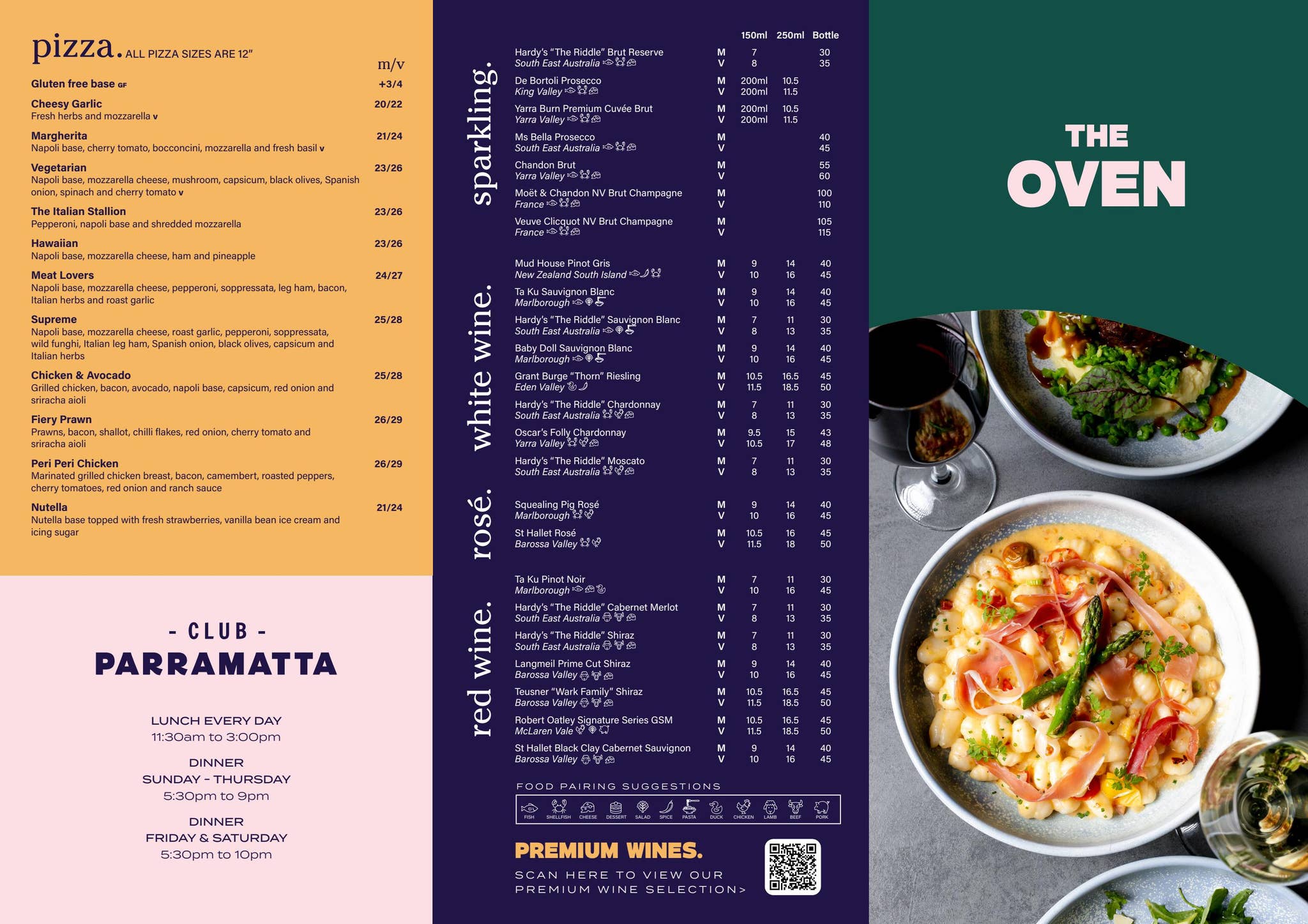 The Oven - Menu by chrg.syd - Issuu