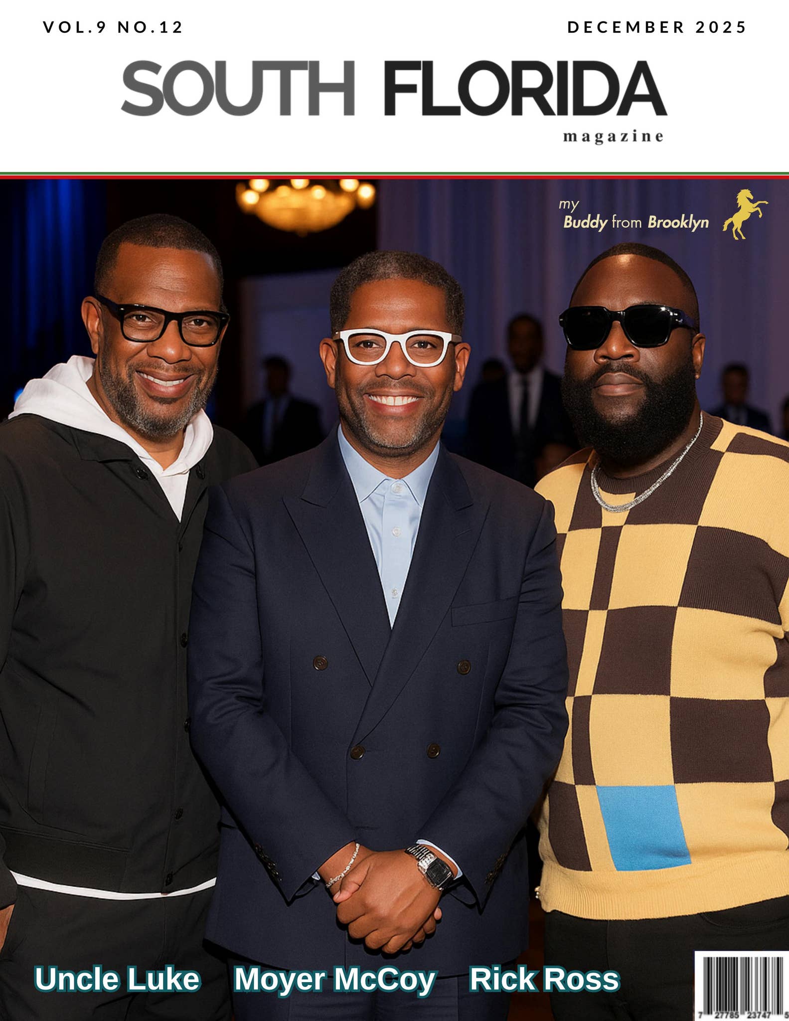 Uncle Luke, Moyer McCoy and Rick Ross on the cover of SOUTH FLORIDA ...