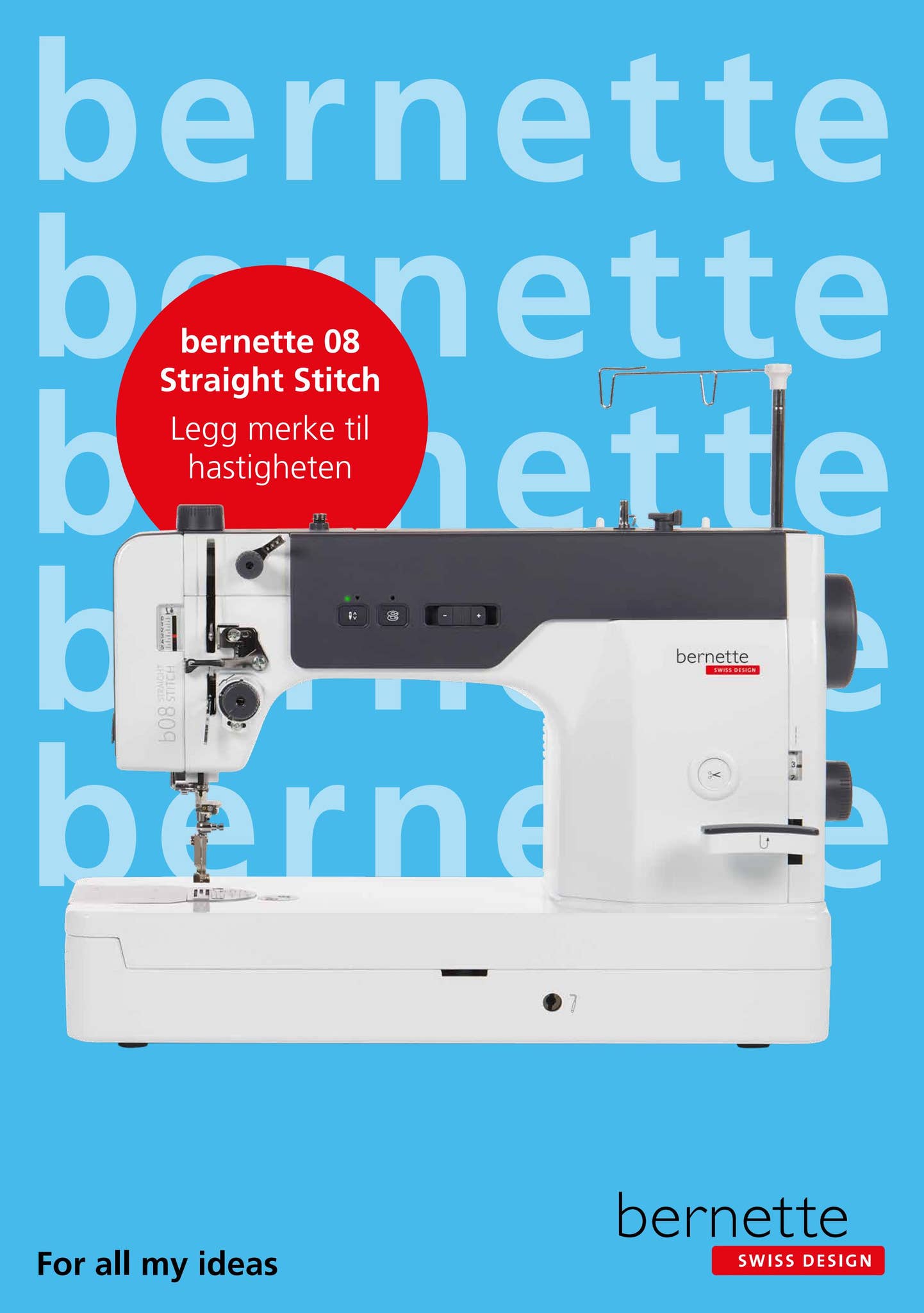 bernette 08 Straight Stitch brochure Norwegian by Bernina International ...