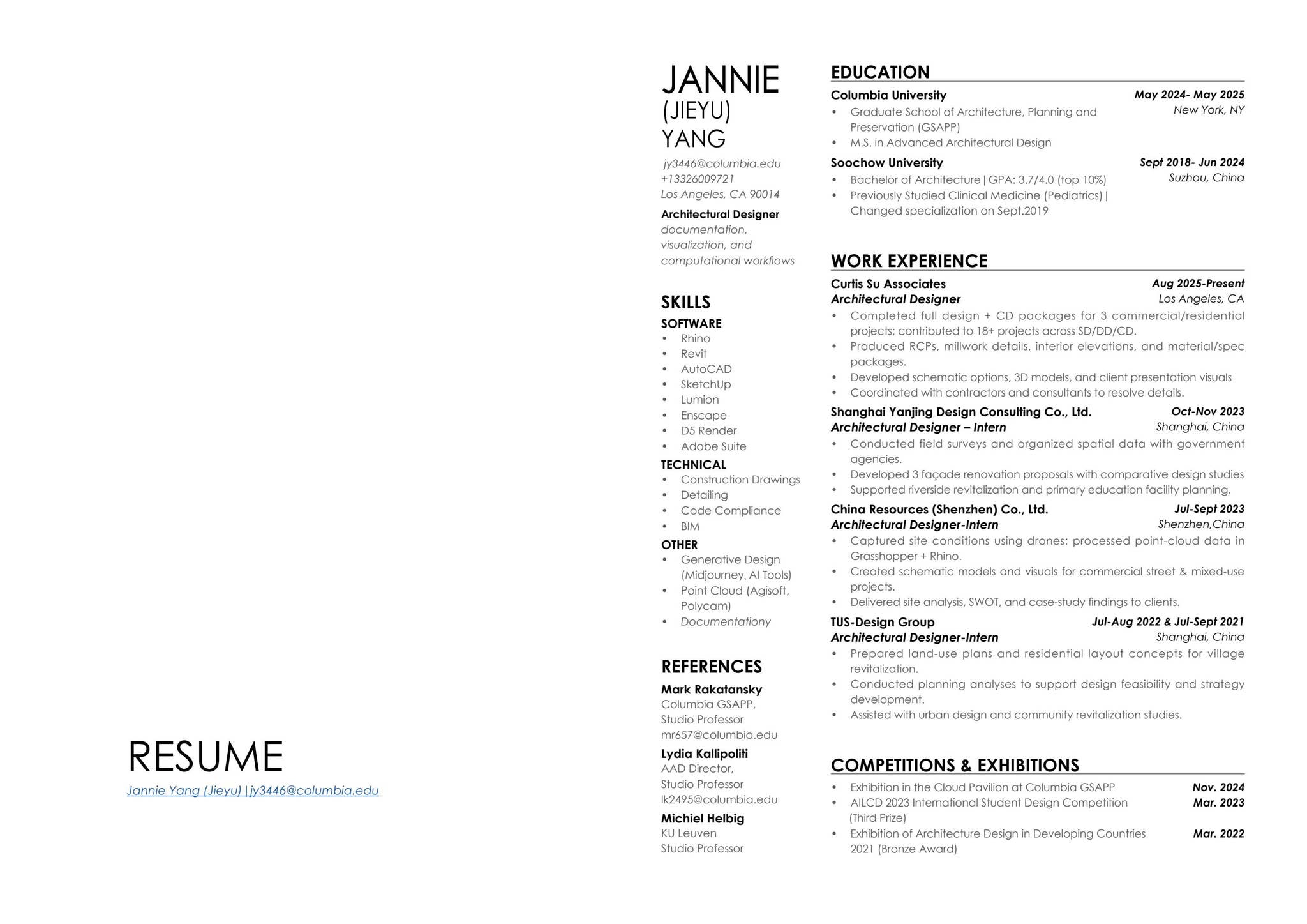 Jannie Yang_ Portfolio by JannieY - Issuu