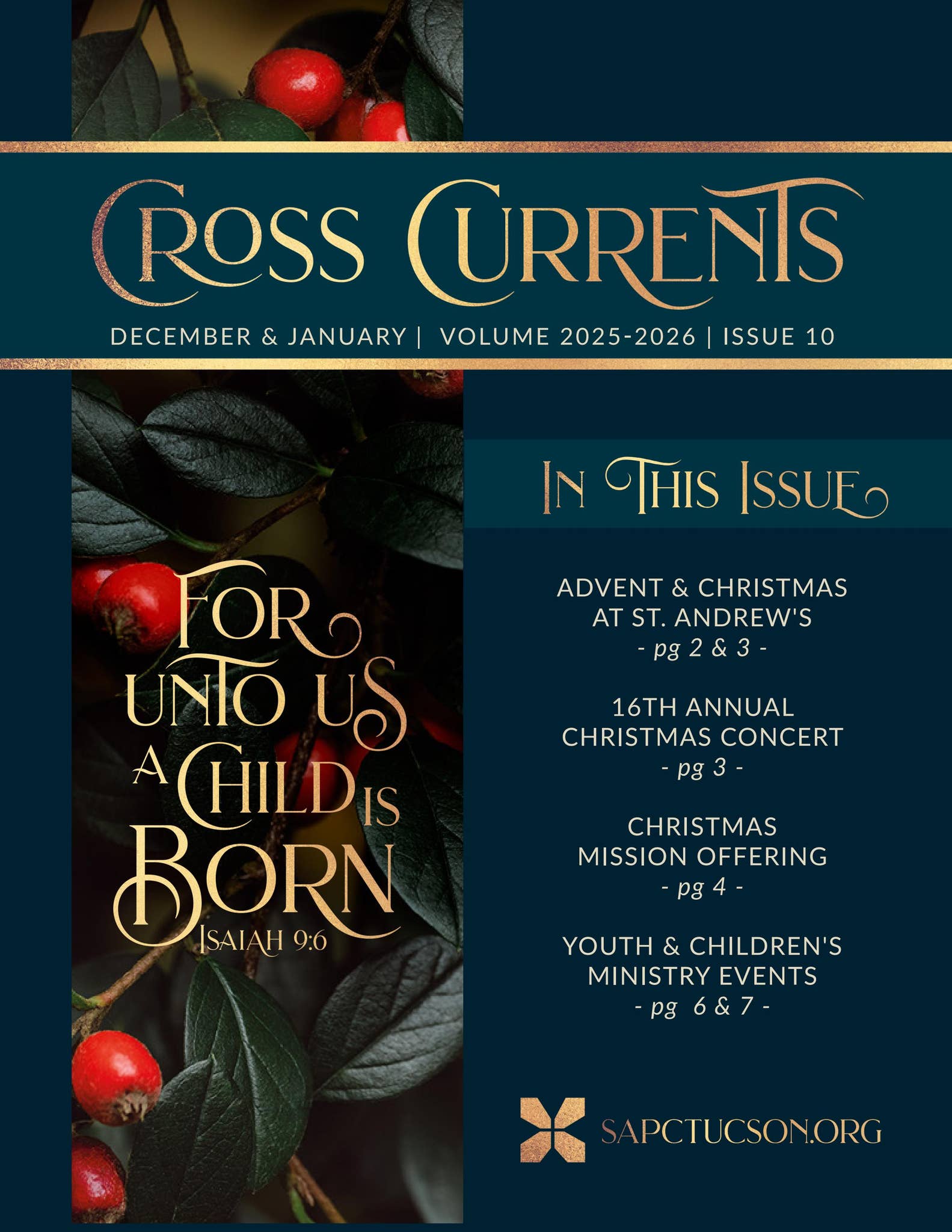 December 2025 - January 2026 Cross Currents by sapctucson - Issuu
