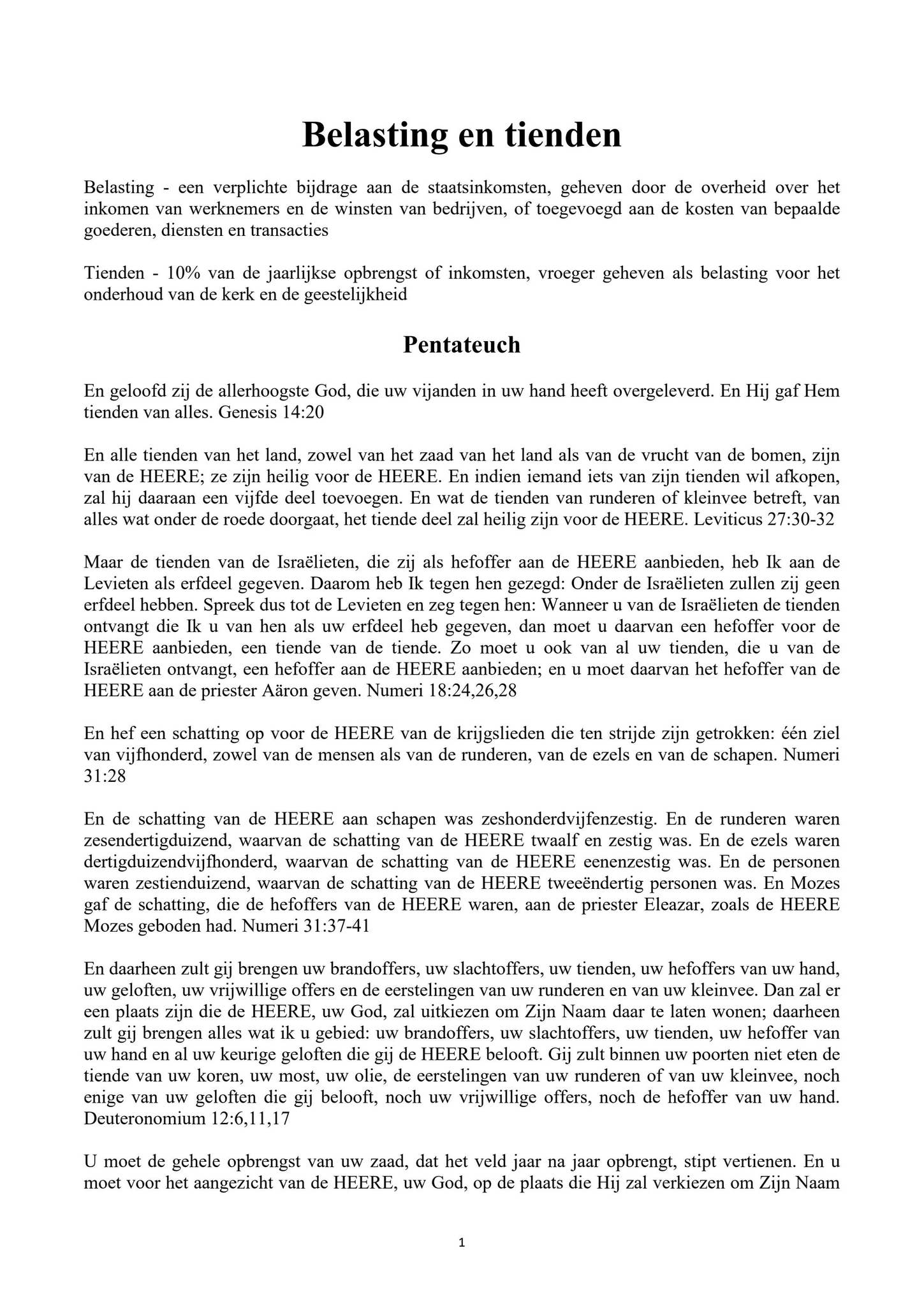 Dutch - Tax and Tithe Biblical Principles by Filipino Tracts and ...