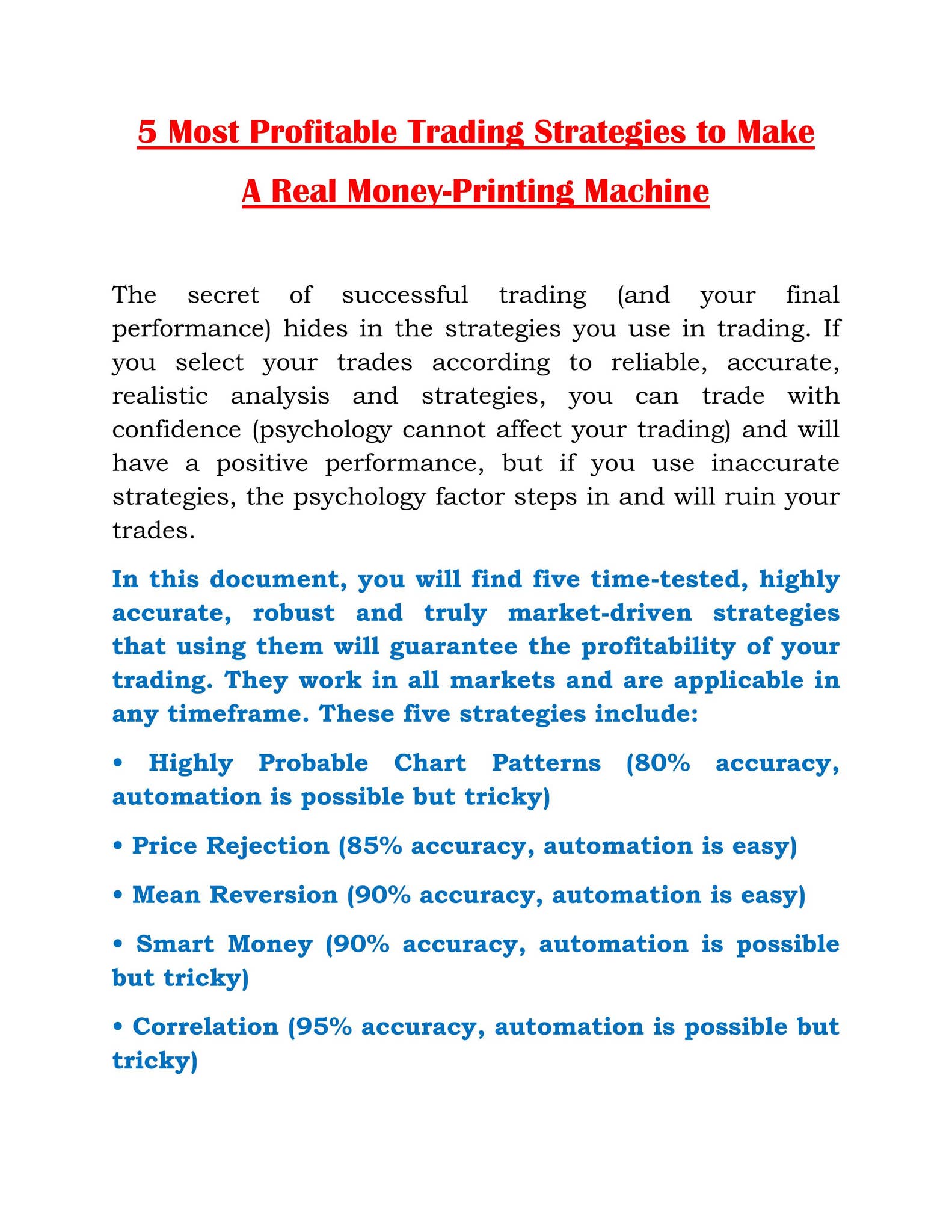 The Most Profitable Trading Strategies by top-trading-strategies - Issuu