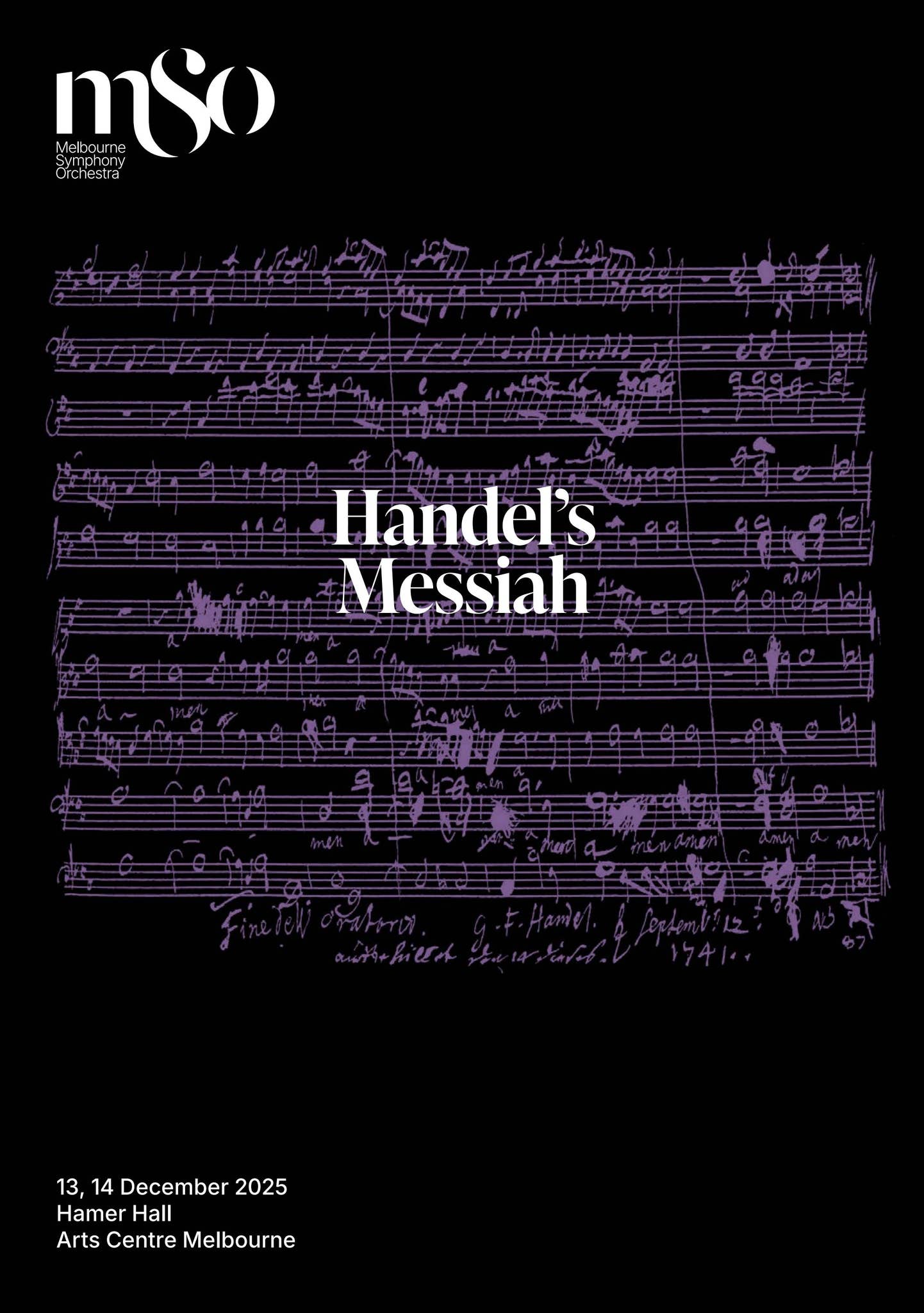 MSO 2025 - Handel's Messiah program by Melbourne Symphony Orchestra - Issuu