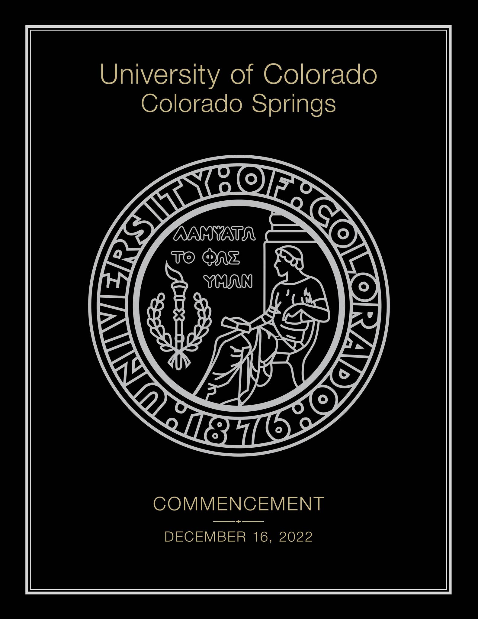 December 2022 Commencement Ceremony by UCCS - Issuu