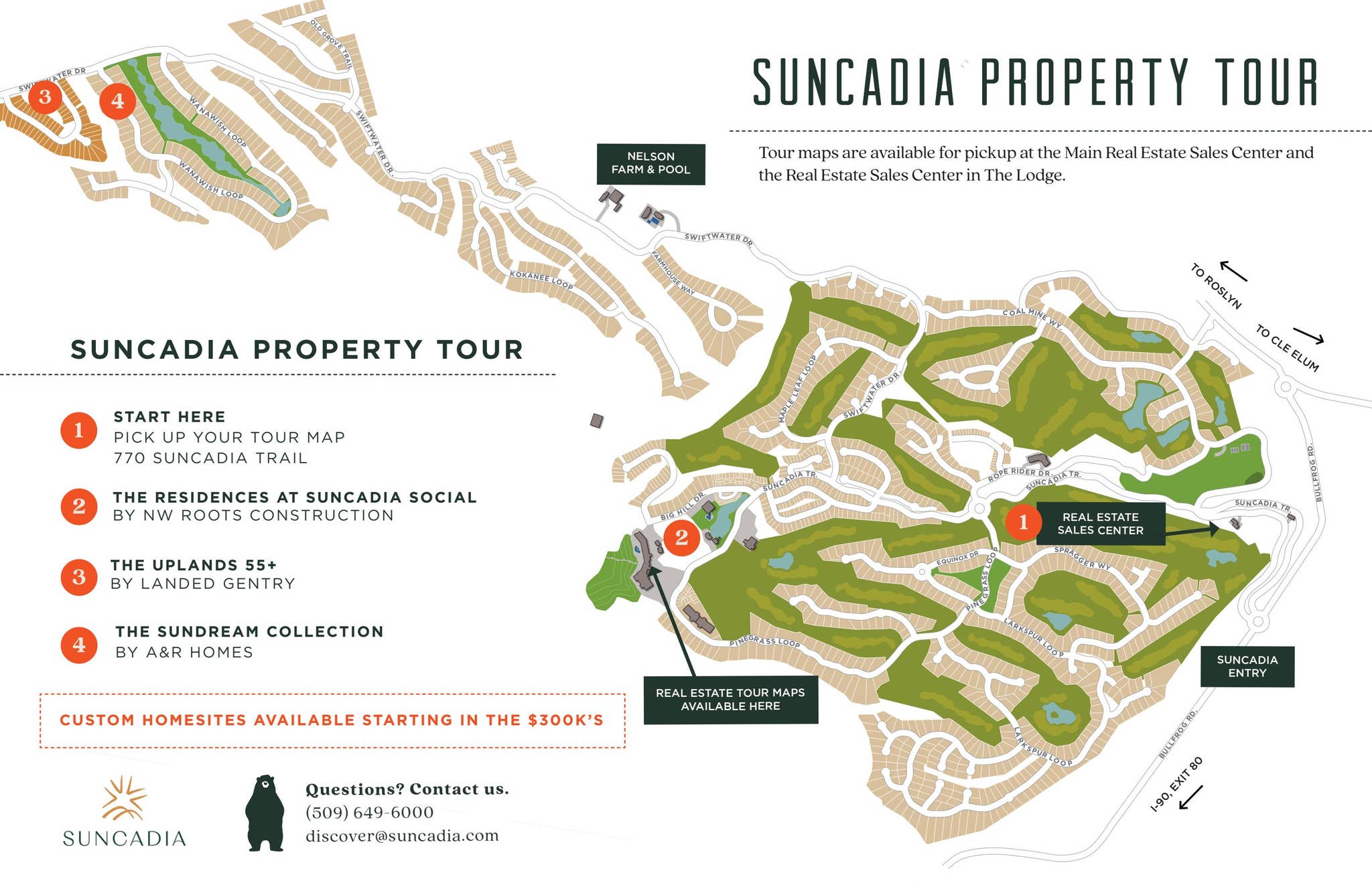 Suncadia Property Tour Map by Suncadia Resort - Issuu