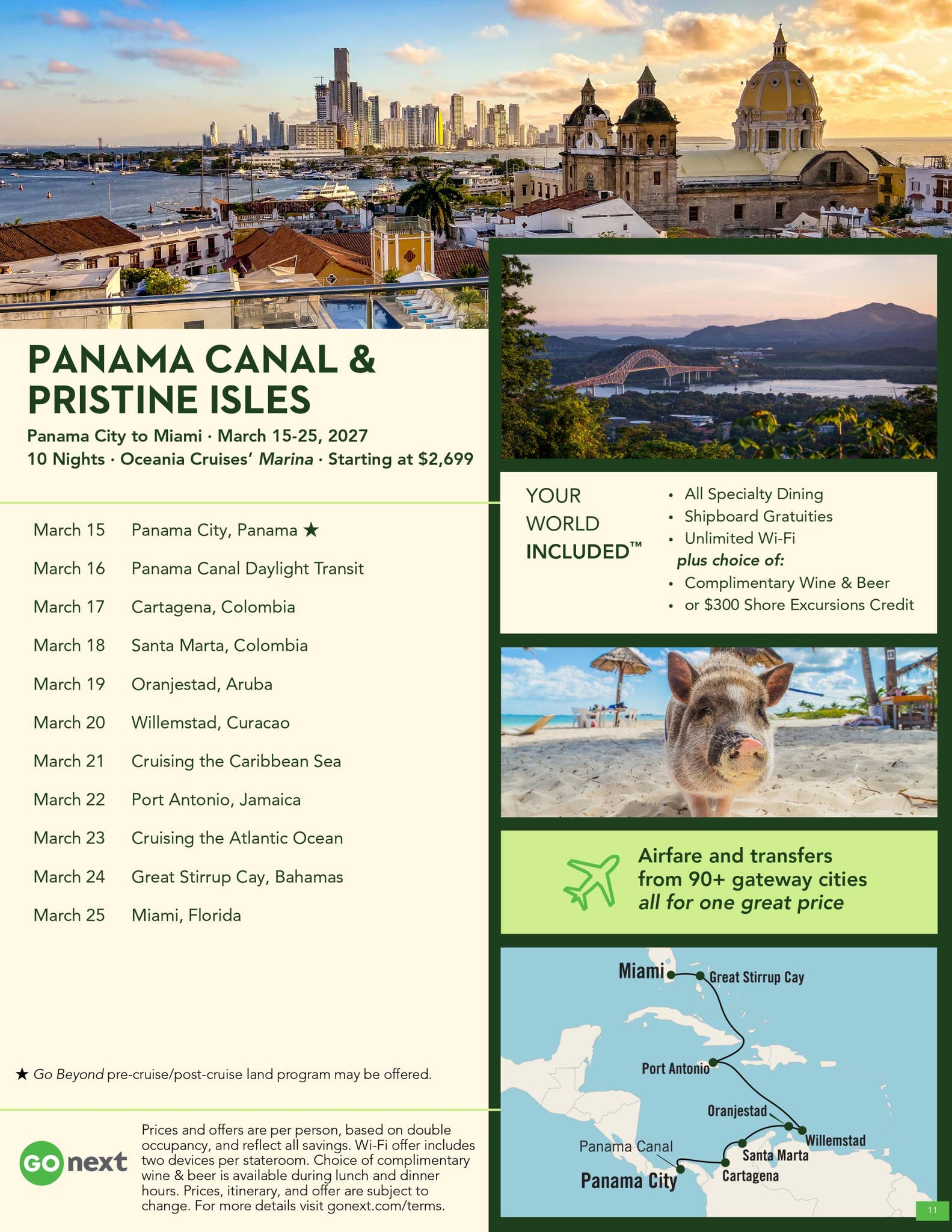 Panama Canal & Pristine Isles MNA270315 Flyer by U.S. Naval Academy ...